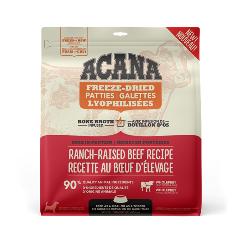 Acana Patties Ranch-Raised Beef Recipe 397 g - Woofy's by Paw Street Market