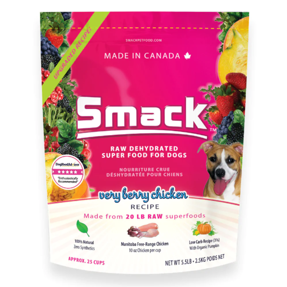 SMACK Very Berry Chicken Dog 2.5 kg - Woofy's by Paw Street Market