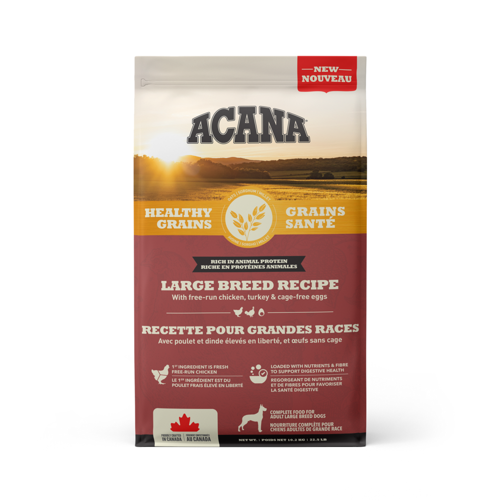 Acana Healthy Grains Large Breed Adult 10.2 kg - Woofy's by Paw Street ...