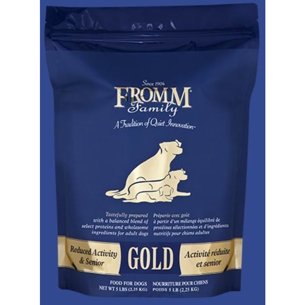*New Size* Fromm Gold Dog Reduce Activity Senior 13.6kg - Woofy's by ...