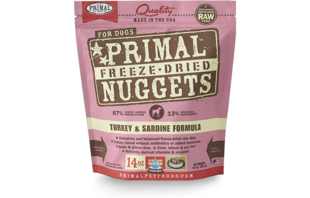 Primal FD Turkey & Sardine 14oz Dog - Woofy's by Paw Street Market