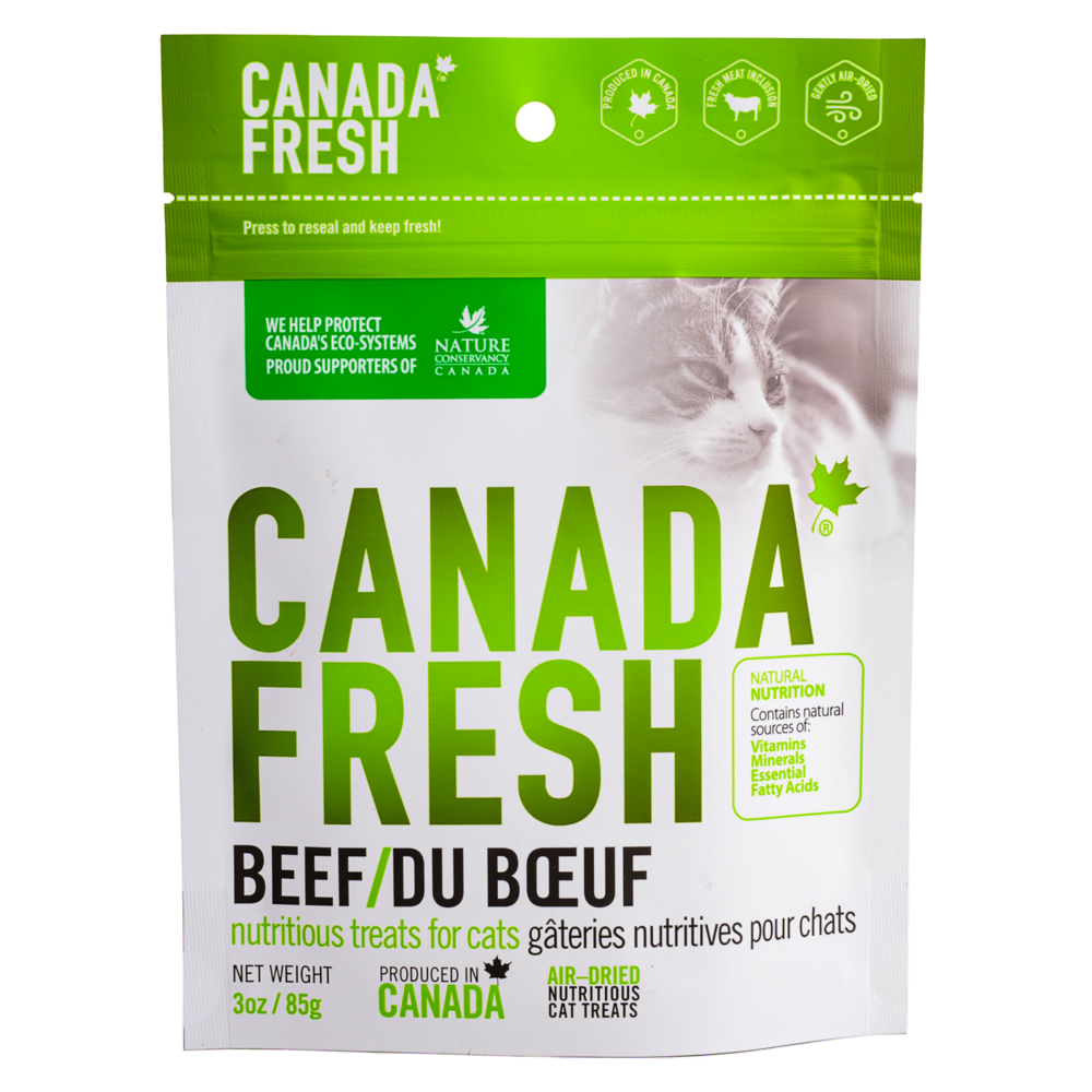 Canada Fresh Beef Cat Treats 85g - Woofy's by Paw Street Market