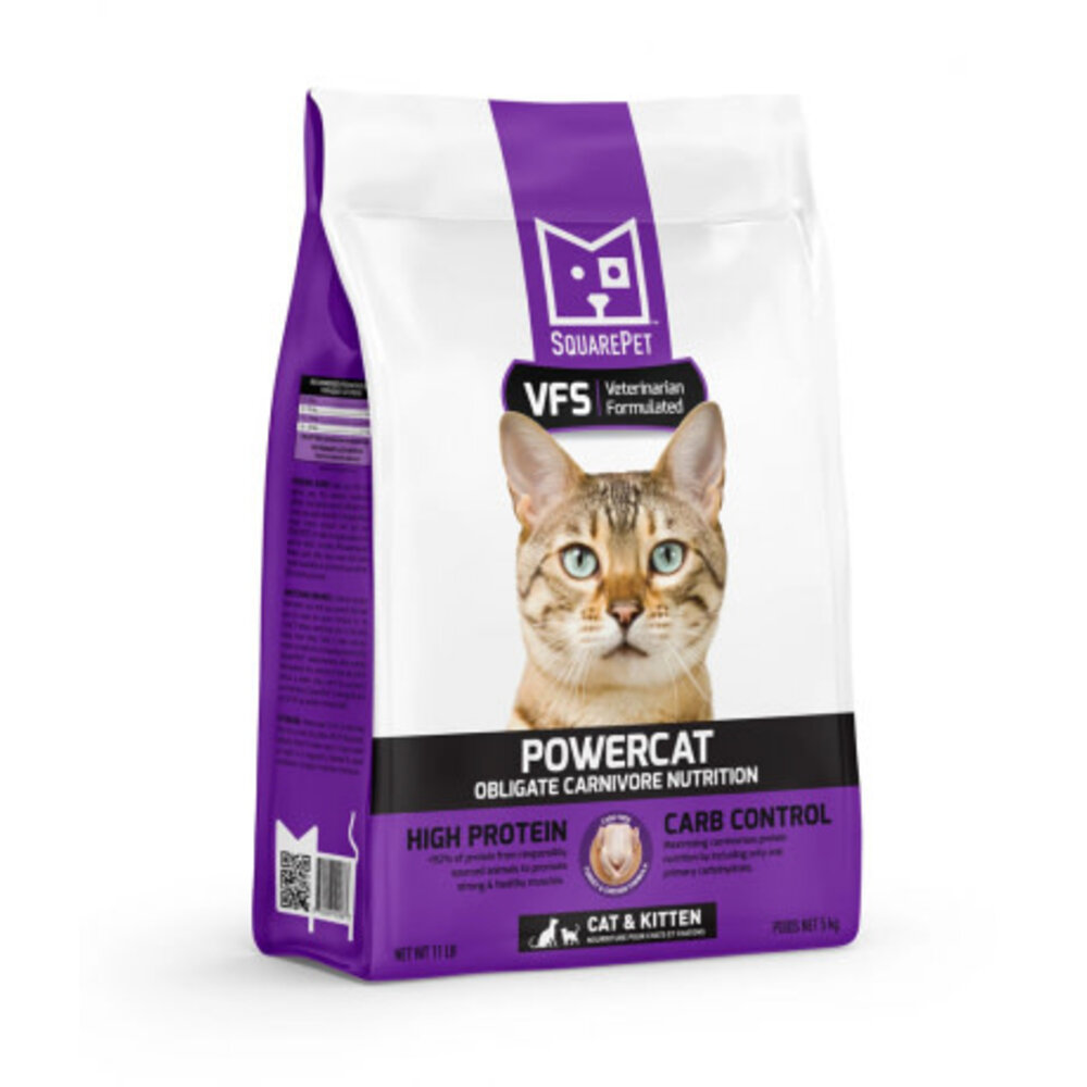 SquarePet PowerCat Turkey & Chicken 5kg - Woofy's by Paw Street Market