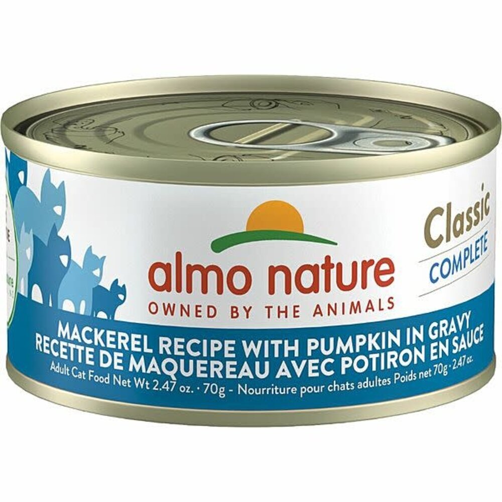 *New* #Almo Cat Complete Mackerel w/Pumpkin in Gravy 70 g (12) - Woofy ...
