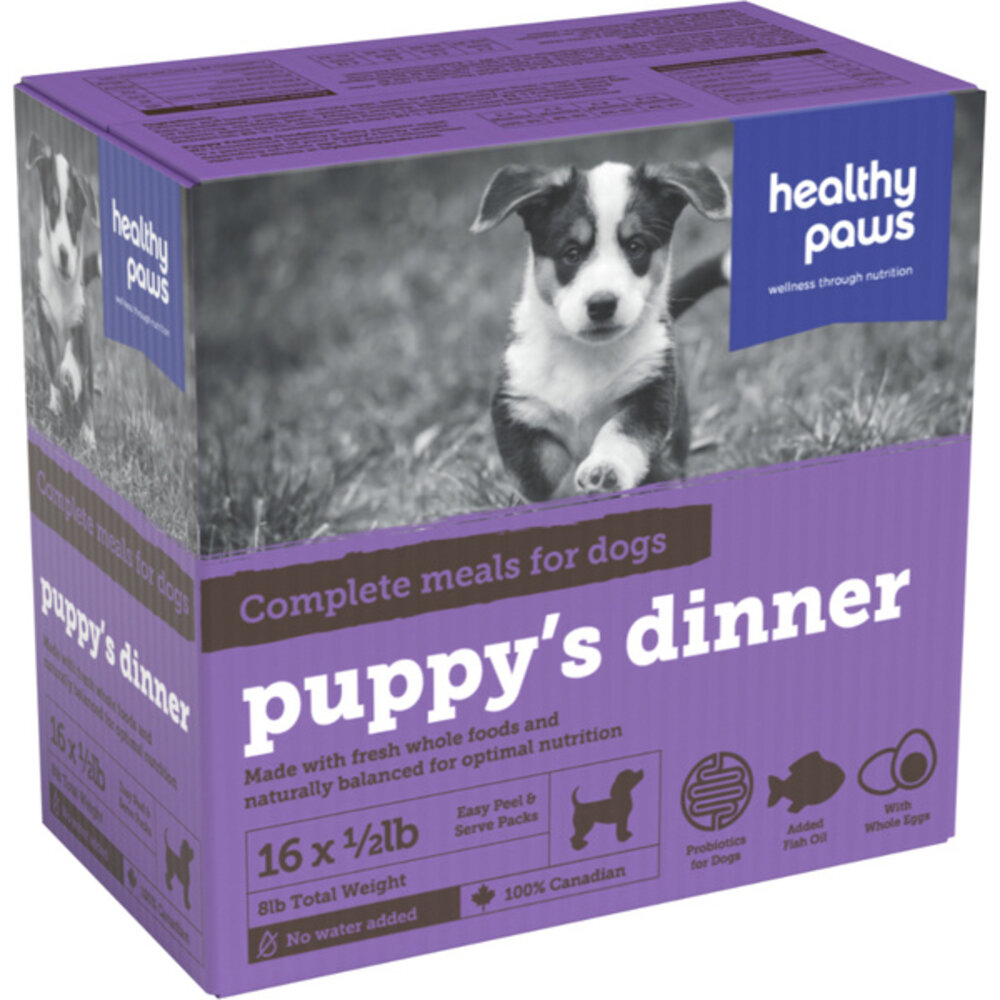 Healthy Paws Complete Dinner Puppy 8lb - Woofy's by Paw Street Market