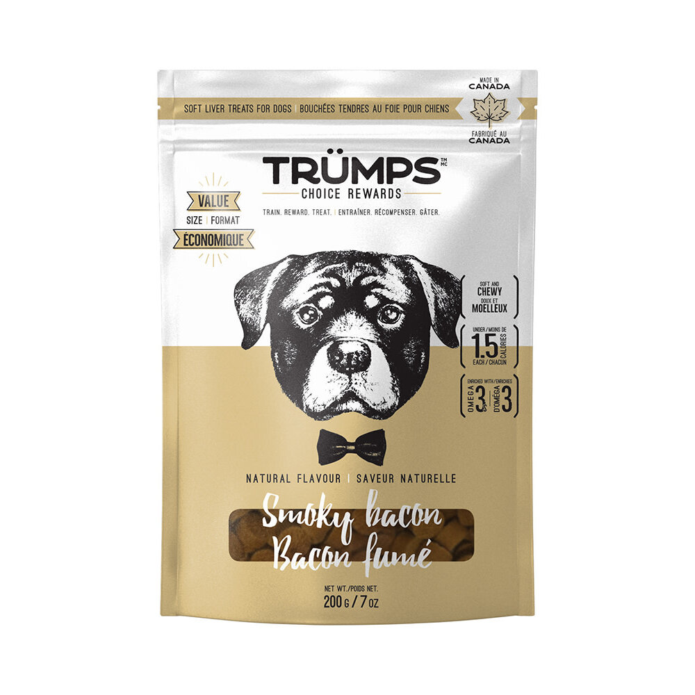 TRUMPS Natural Smoky Bacon 200g - Woofy's by Paw Street Market