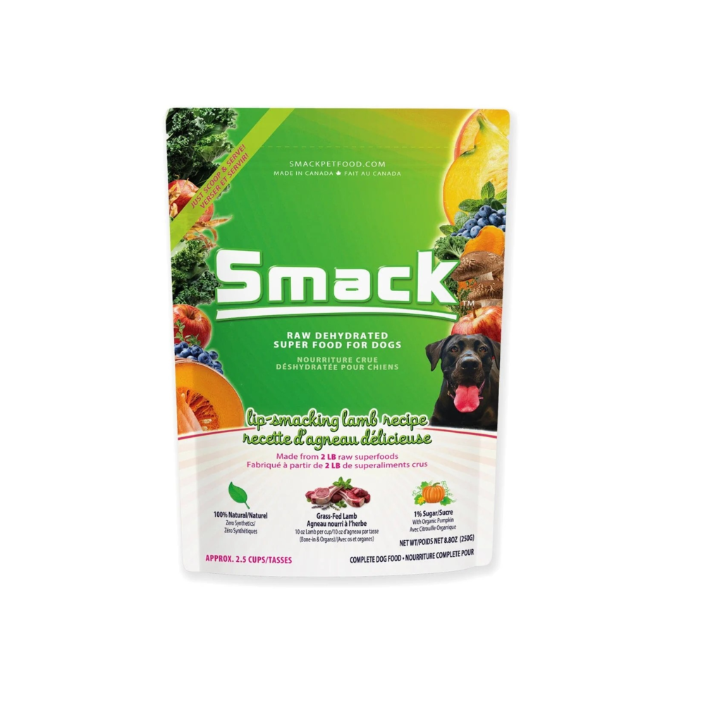 SMACK Dog - Lip Smacking Lamb 250g - Woofy's by Paw Street Market
