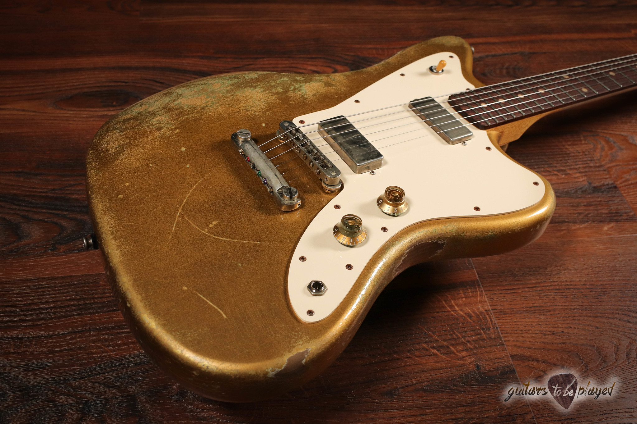 Fano JM6 Oltre Lollar Firebird Electric Guitar w/ Gigbag – Gold Top ...