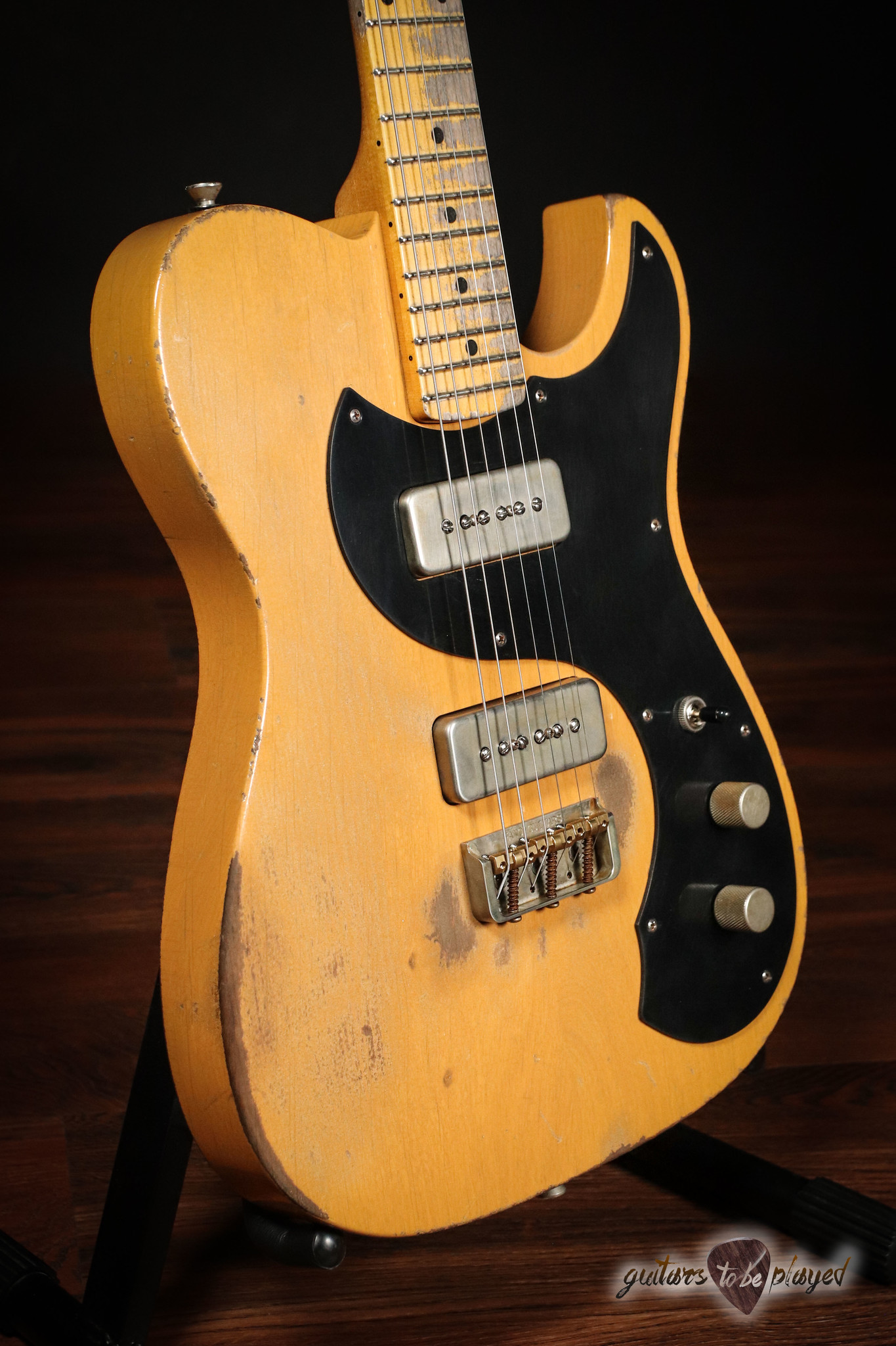 Fano TC6 Oltre P-90 “Blackguard” T-Style Guitar w/ Gigbag ...