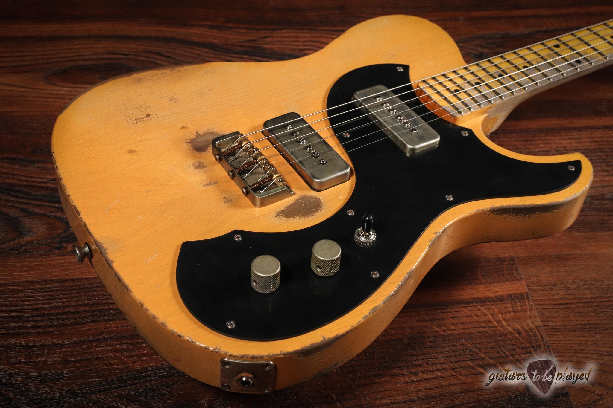 Fano TC6 Oltre P-90 “Blackguard” T-Style Guitar w/ Gigbag ...