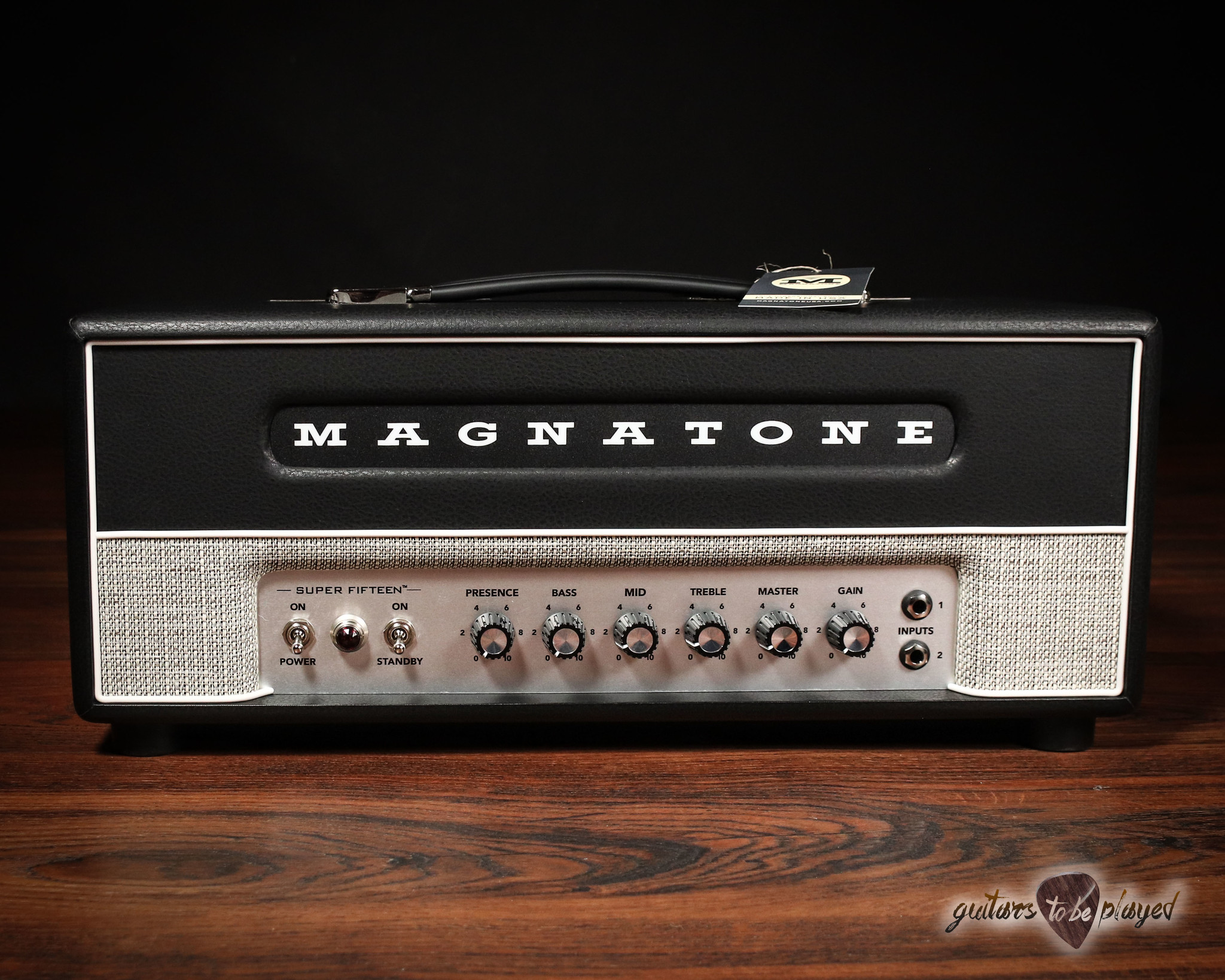 Magnatone Super Fifteen 15-Watt Tube Amp Head w/ Cover - Guitars To Be ...