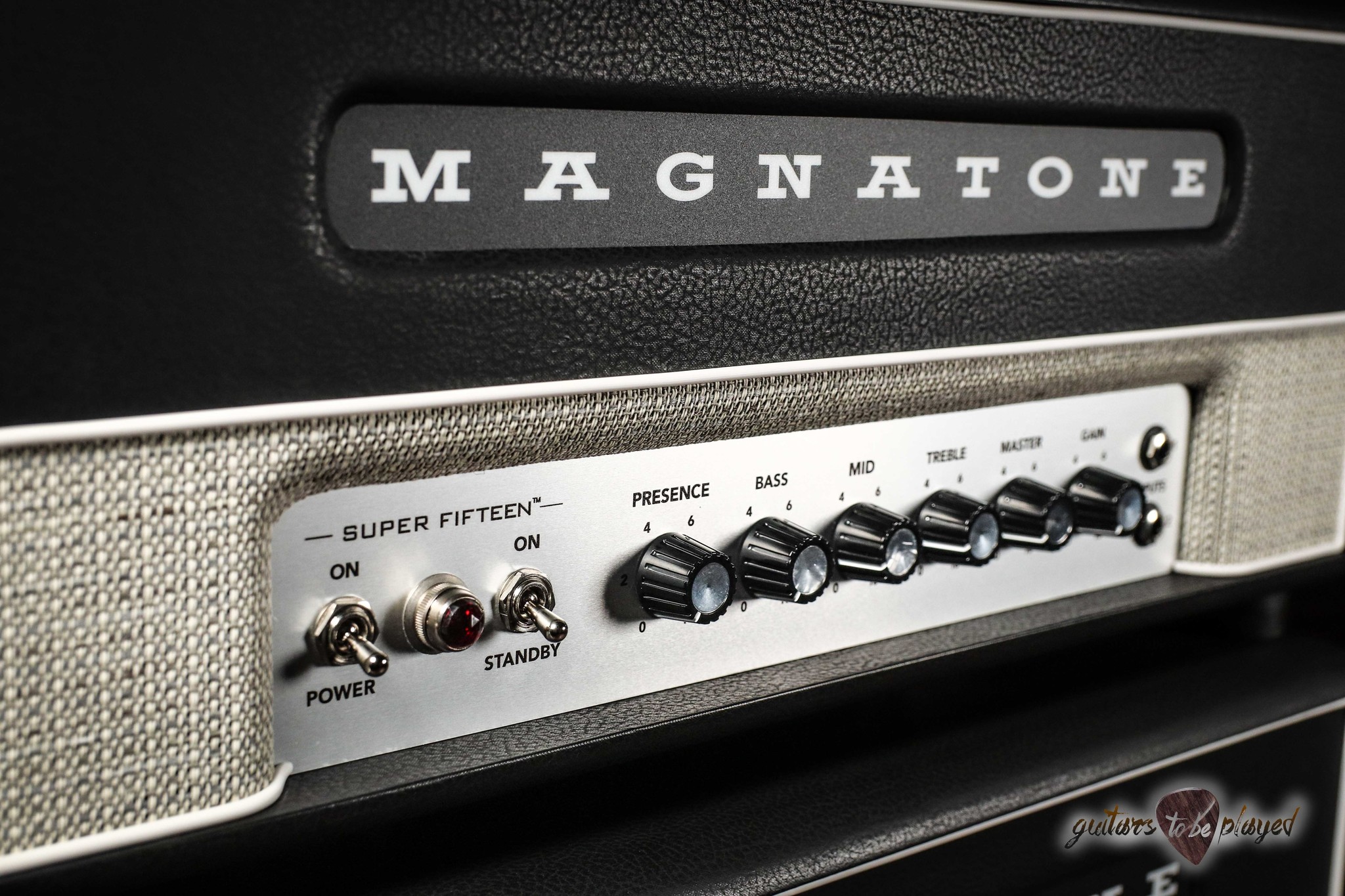 Magnatone Super Fifteen 15-Watt Tube Amp Head w/ Cover - Guitars To Be ...