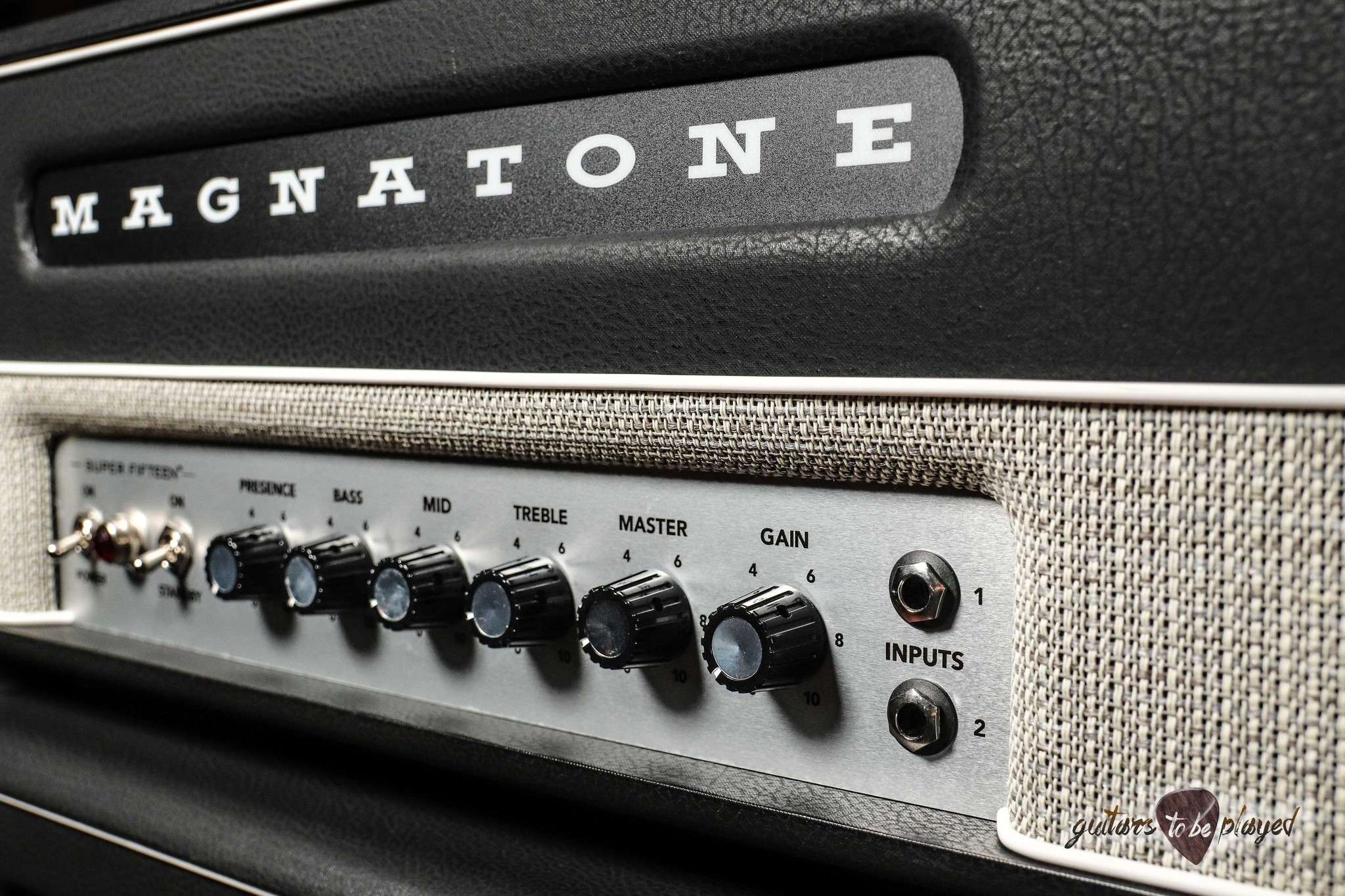 Magnatone Super Fifteen 15-Watt Tube Amp Head w/ Cover - Guitars To Be ...