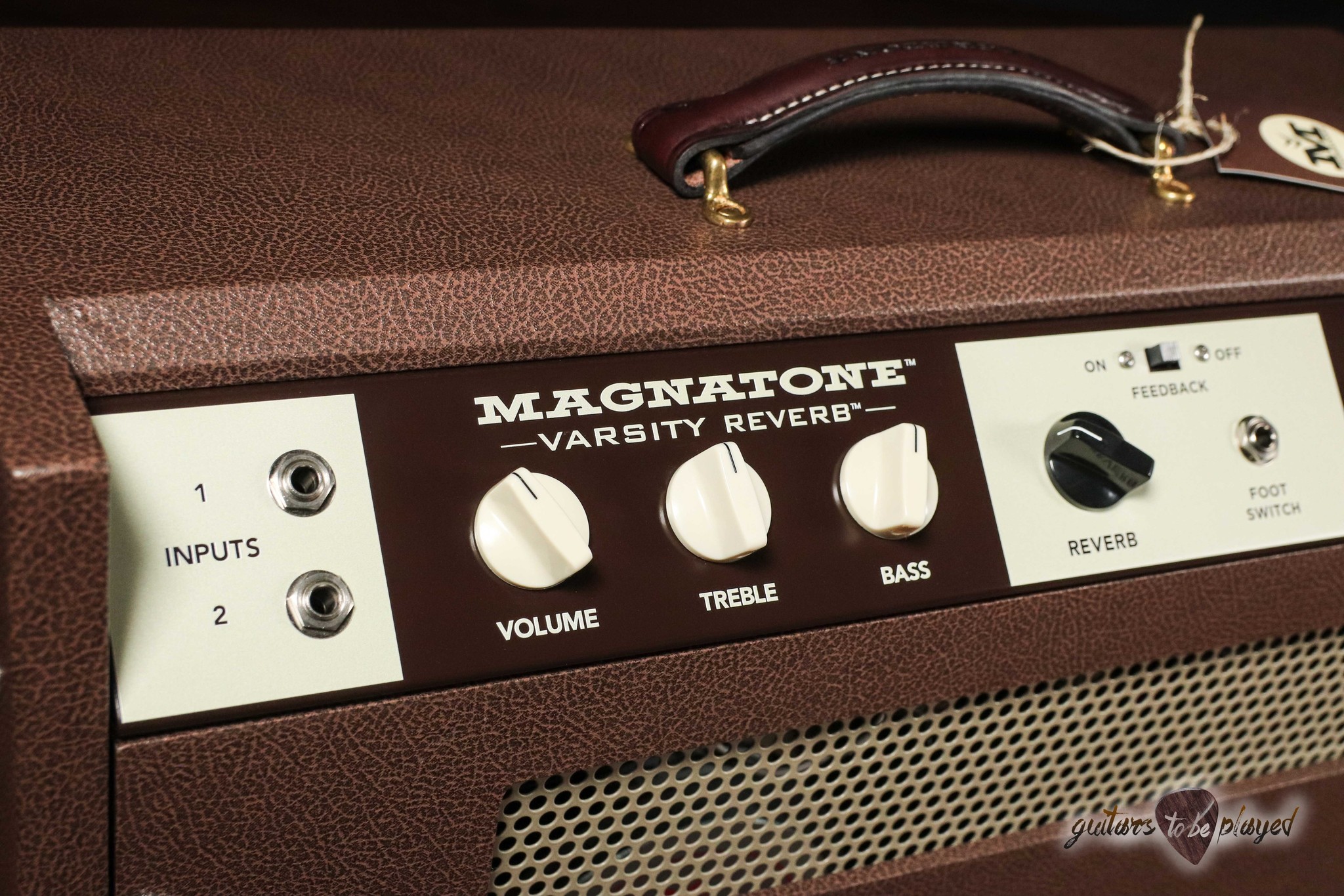 Magnatone Varsity Reverb 15W 1x12” Combo Amp w/ Footswitch & Cover ...