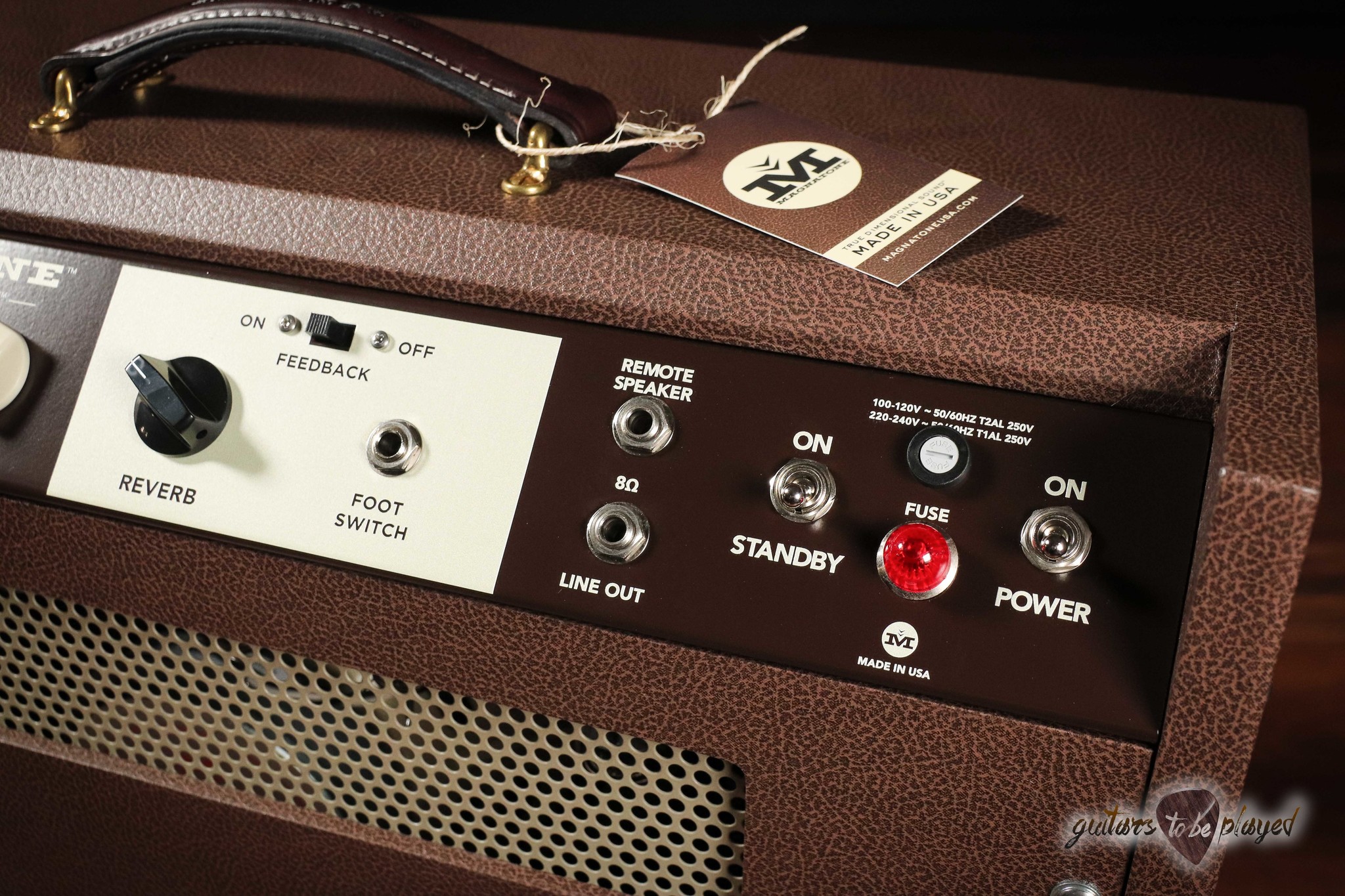 Magnatone Varsity Reverb 15W 1x12” Combo Amp w/ Footswitch & Cover ...