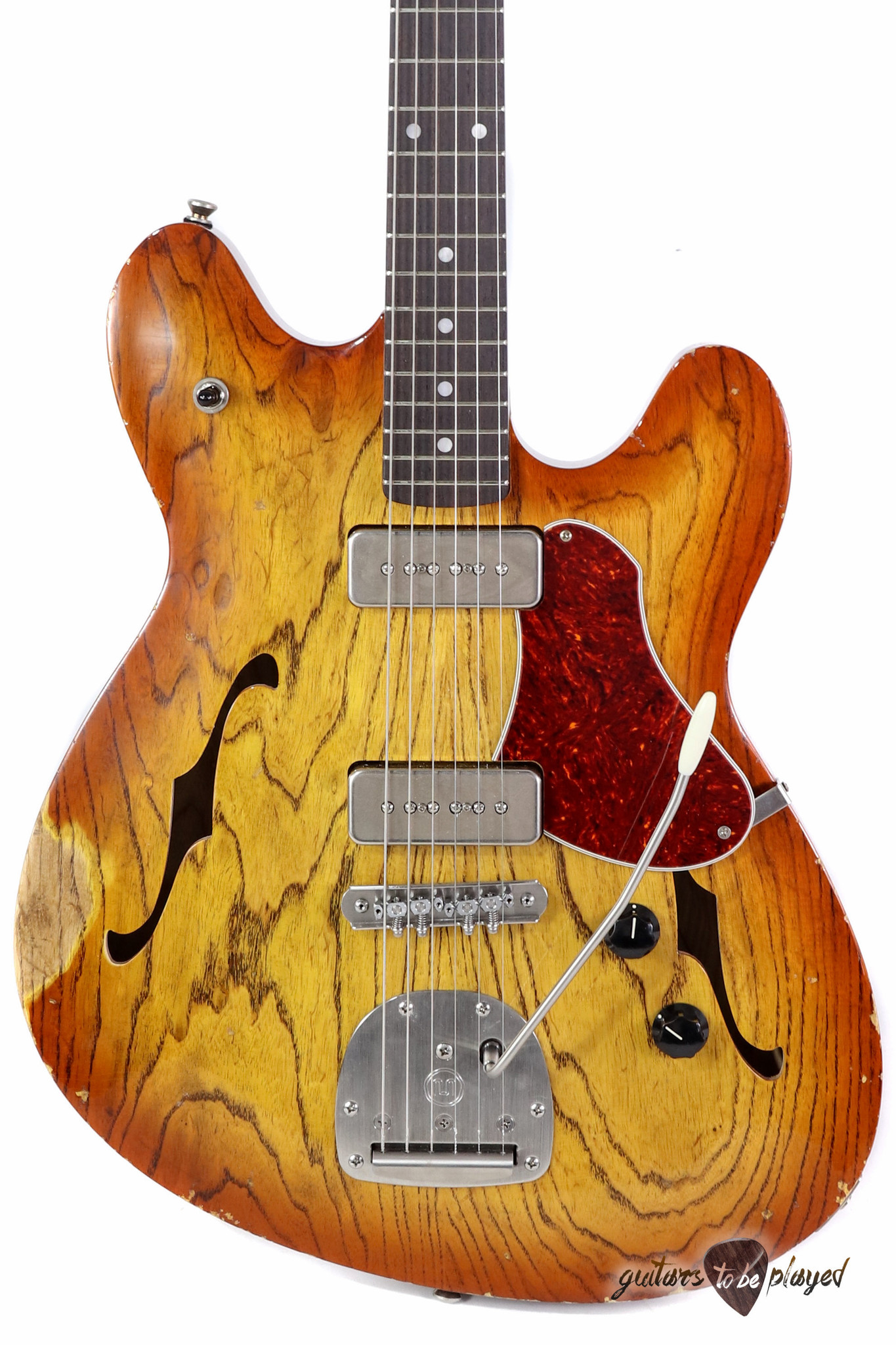 Fano GF6 Alt de Facto Semi-Hollow Swamp Ash P-90 Guitar w/ Mastery ...