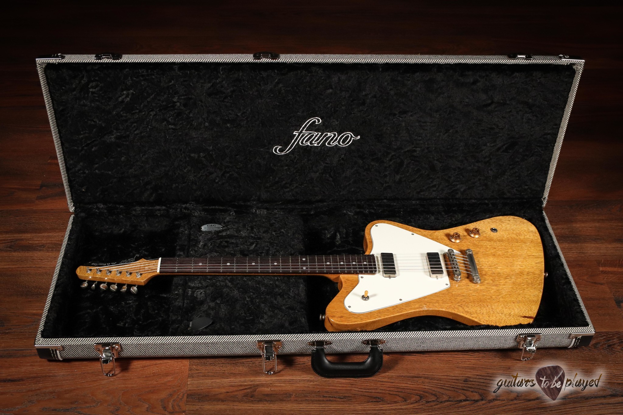 Fano PX6 Alt de Facto Korina Set Neck & Lollar Firebird Guitar ...