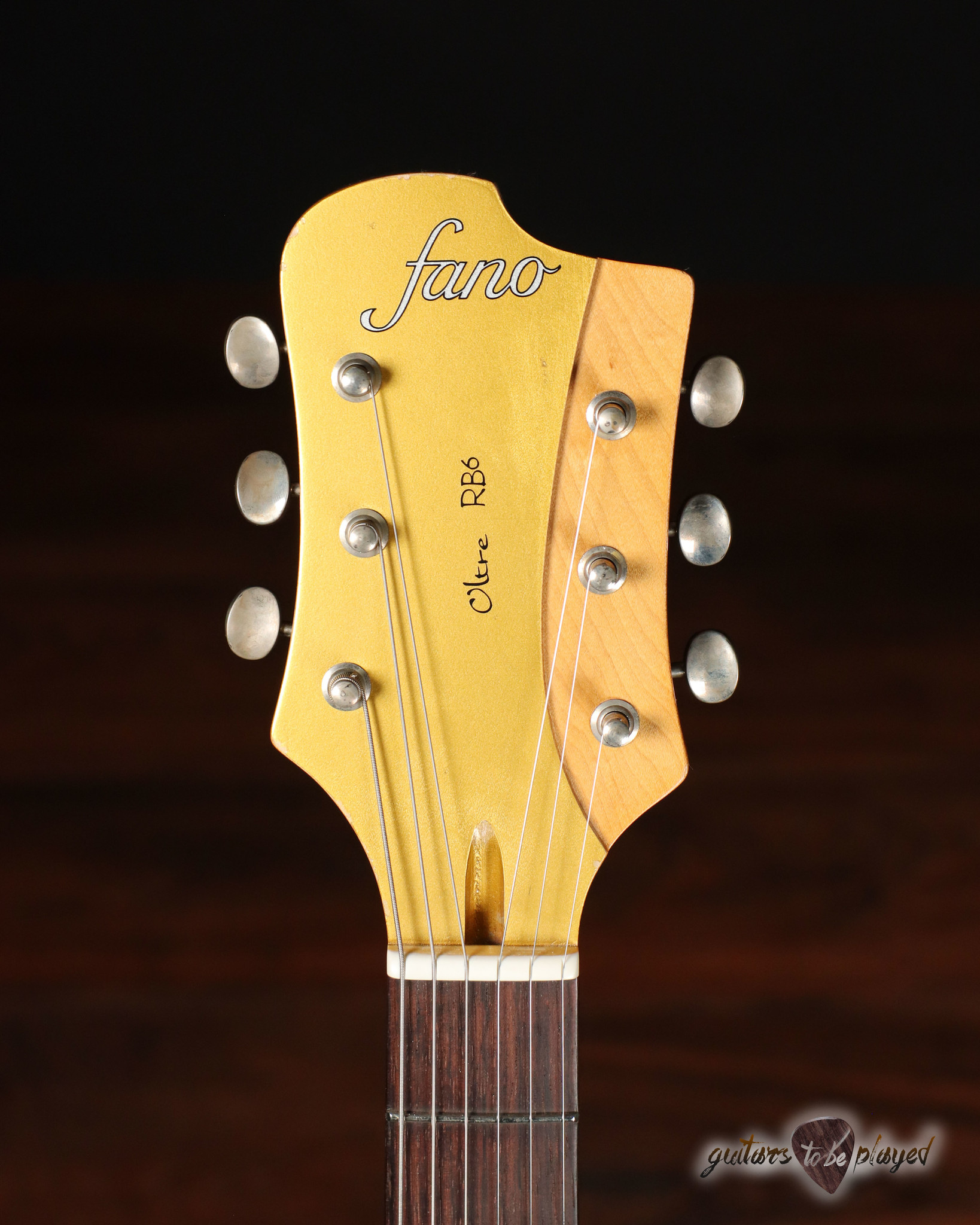 Fano RB6 Oltre Lollar P-90 Electric Guitar w/ Gigbag – Gold Top ...