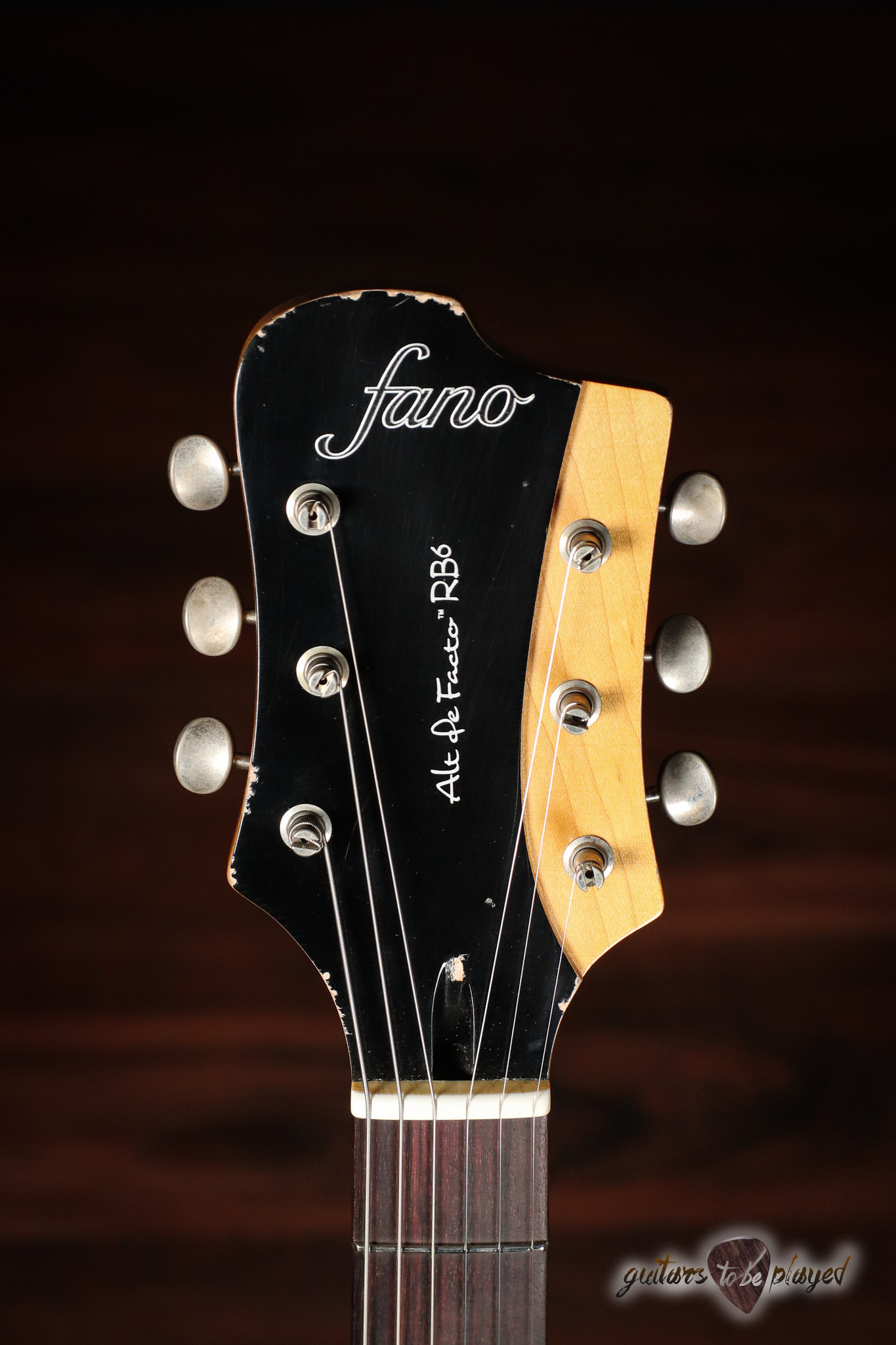 Fano RB6T Thinline Alt de Facto w/ Lollar Firebird & Special T – Bull Black - Guitars To Be Played