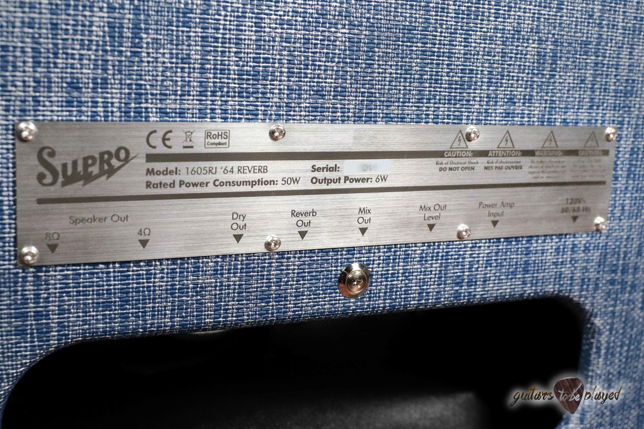 Supro 1605RJ ‘64 Reverb 5-Watt 1x8” Tube Combo Amp w/ Jensen Speaker ...