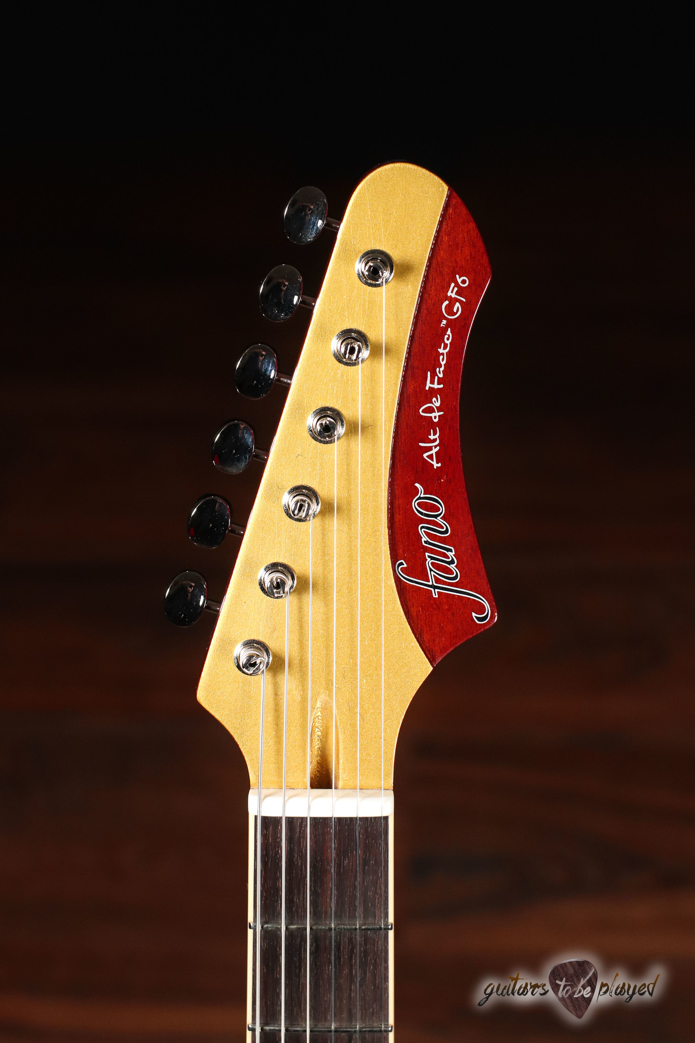 Fano GF6 Alt de Facto Set Neck Lollar Low Wind Imperials - Gold Top ...