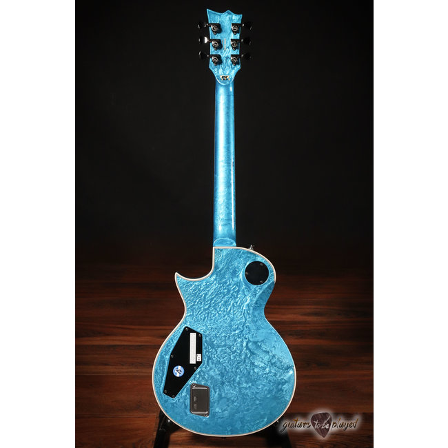 ESP Eclipse Custom Original Series Electric Guitar – Blue Liquid Metal ...