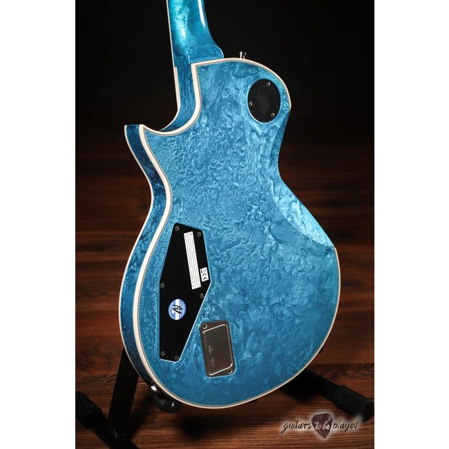 ESP Eclipse Custom Original Series Electric Guitar – Blue Liquid Metal ...