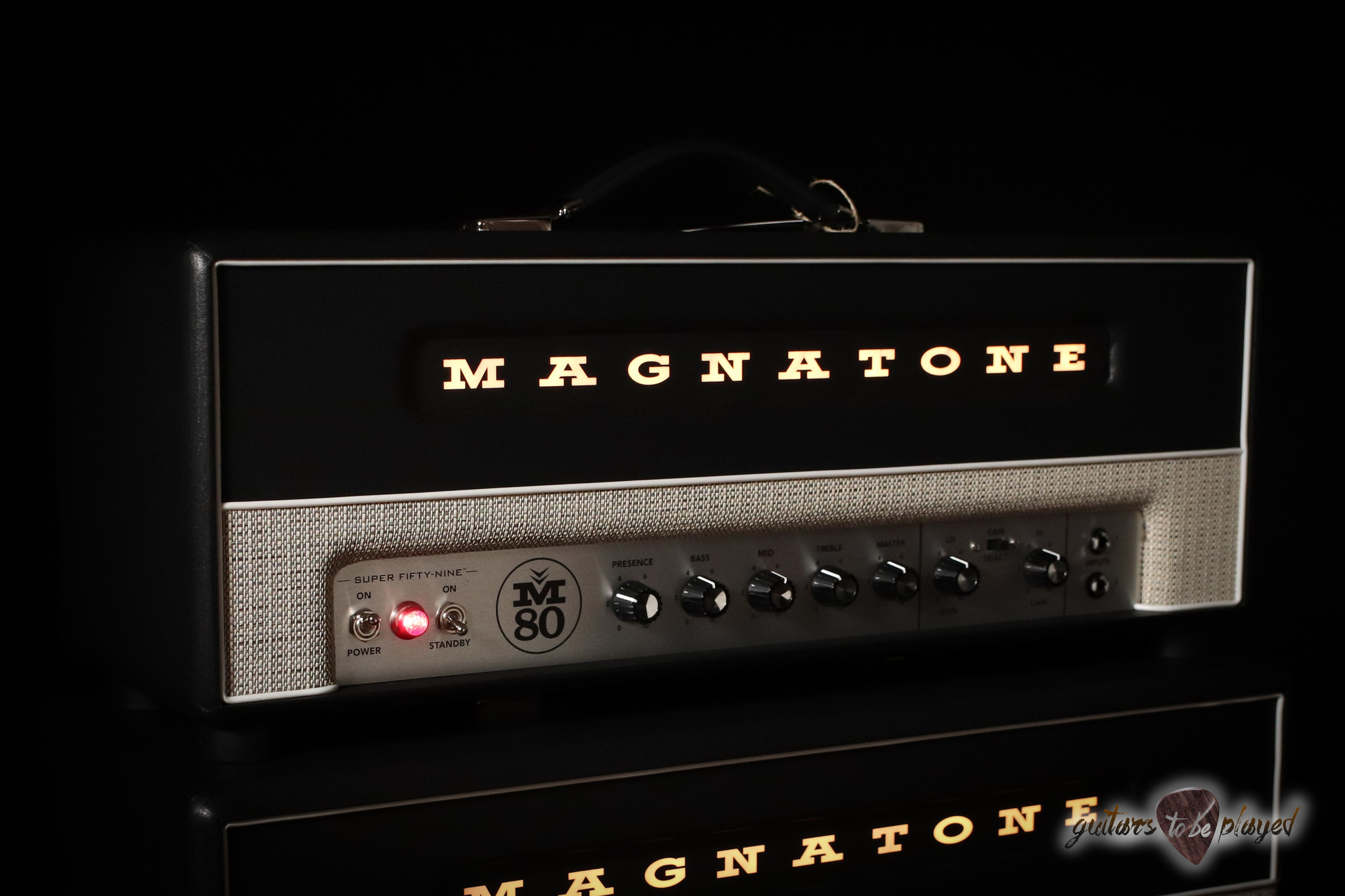 Magnatone Super Fifty-Nine M-80 45-Watt Tube Amp Head w/ Cover ...