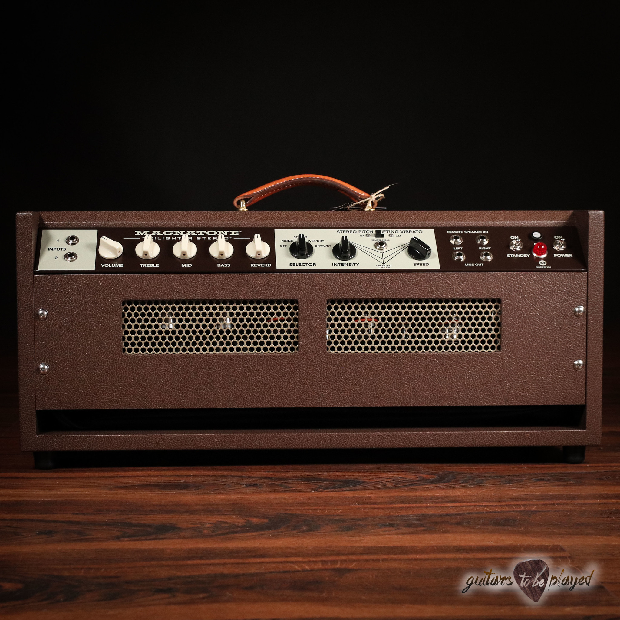 Magnatone Twilighter Stereo 22+22W Reverb/Vibrato Tube Amp Head ...