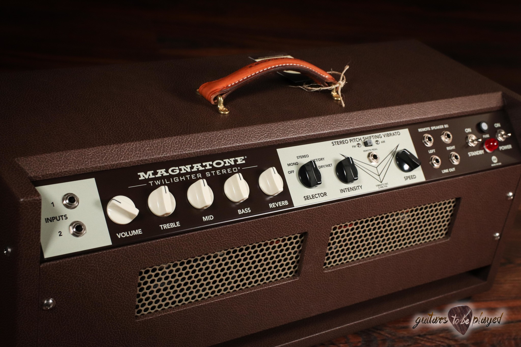 Magnatone Twilighter Stereo 22+22W Reverb/Vibrato Tube Amp Head ...