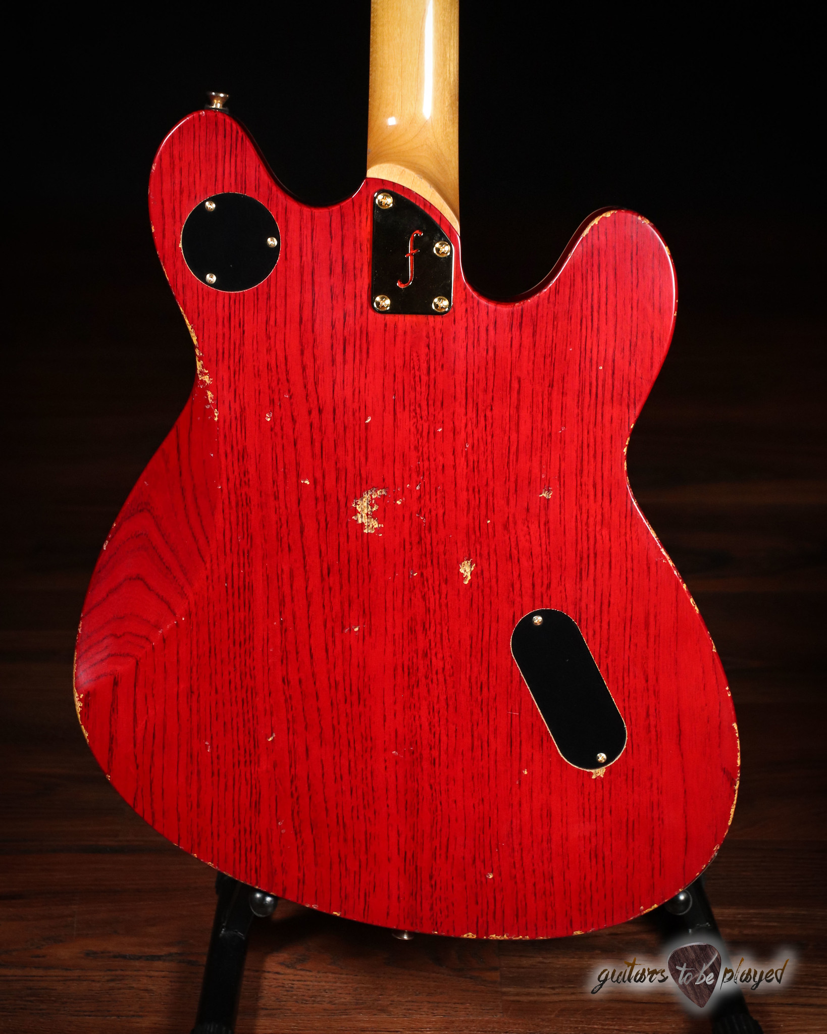 Fano GF6 Alt de Facto Left-Handed Semi-Hollow Guitar – Cherry Burst ...