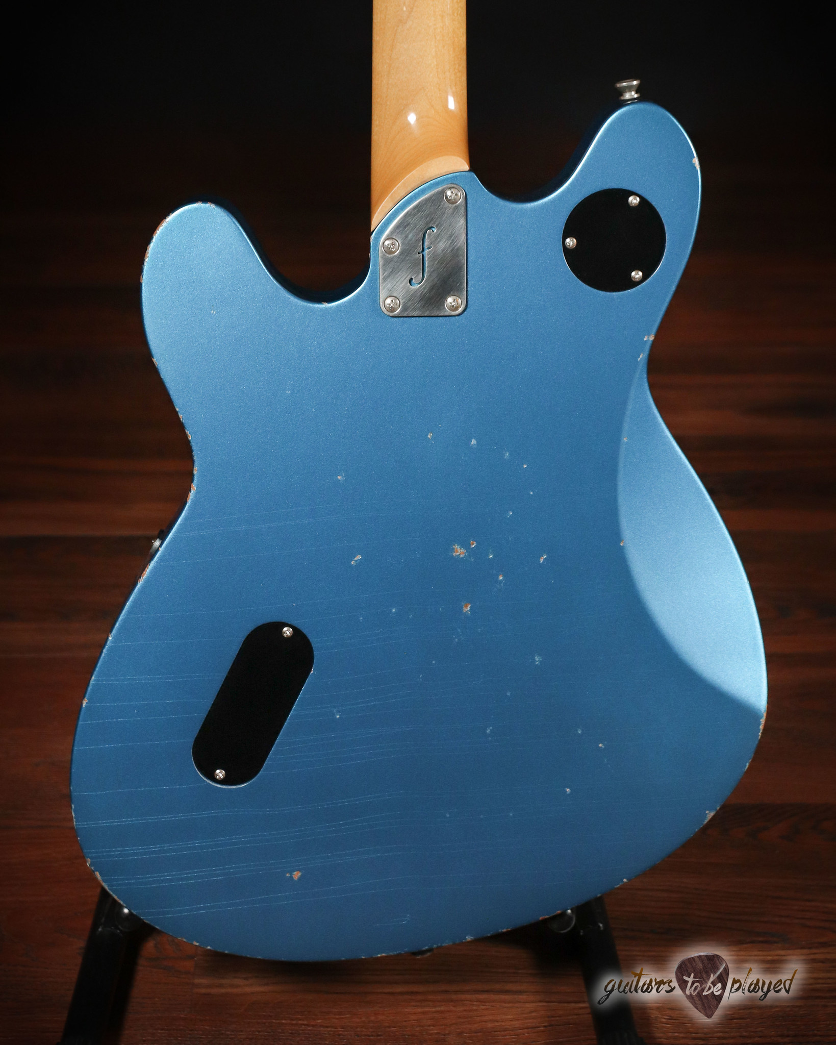 Fano GF6 Alt de Facto Semi-Hollow Guitar w/ Bigsby – Lake Placid Blue ...