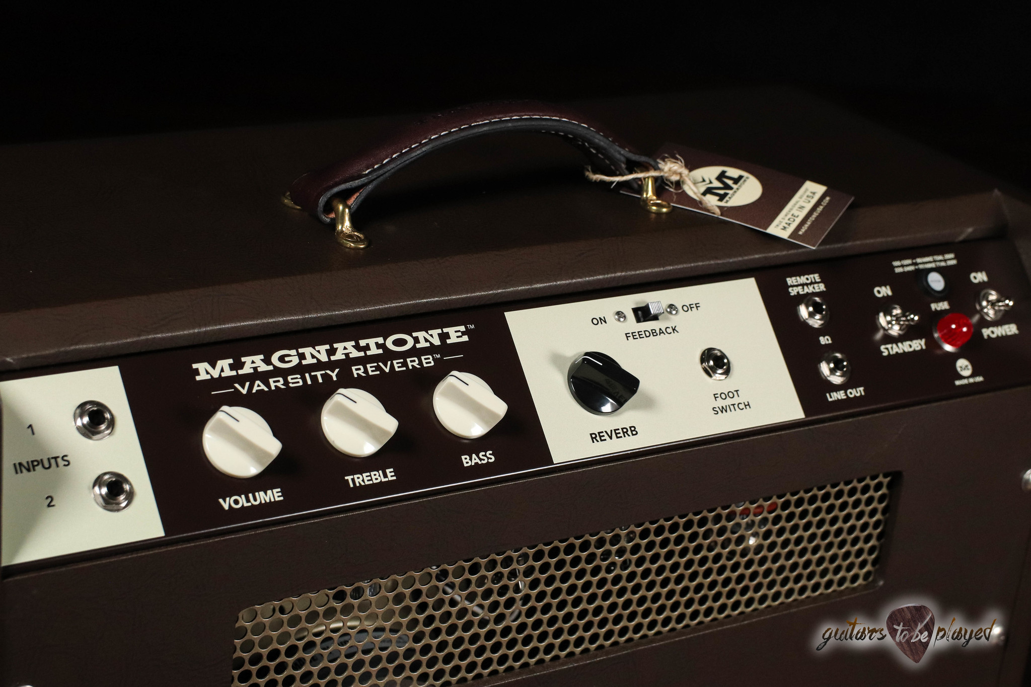 Magnatone Varsity Reverb 15W 1x12” Combo Amp – Spanish Mission ...