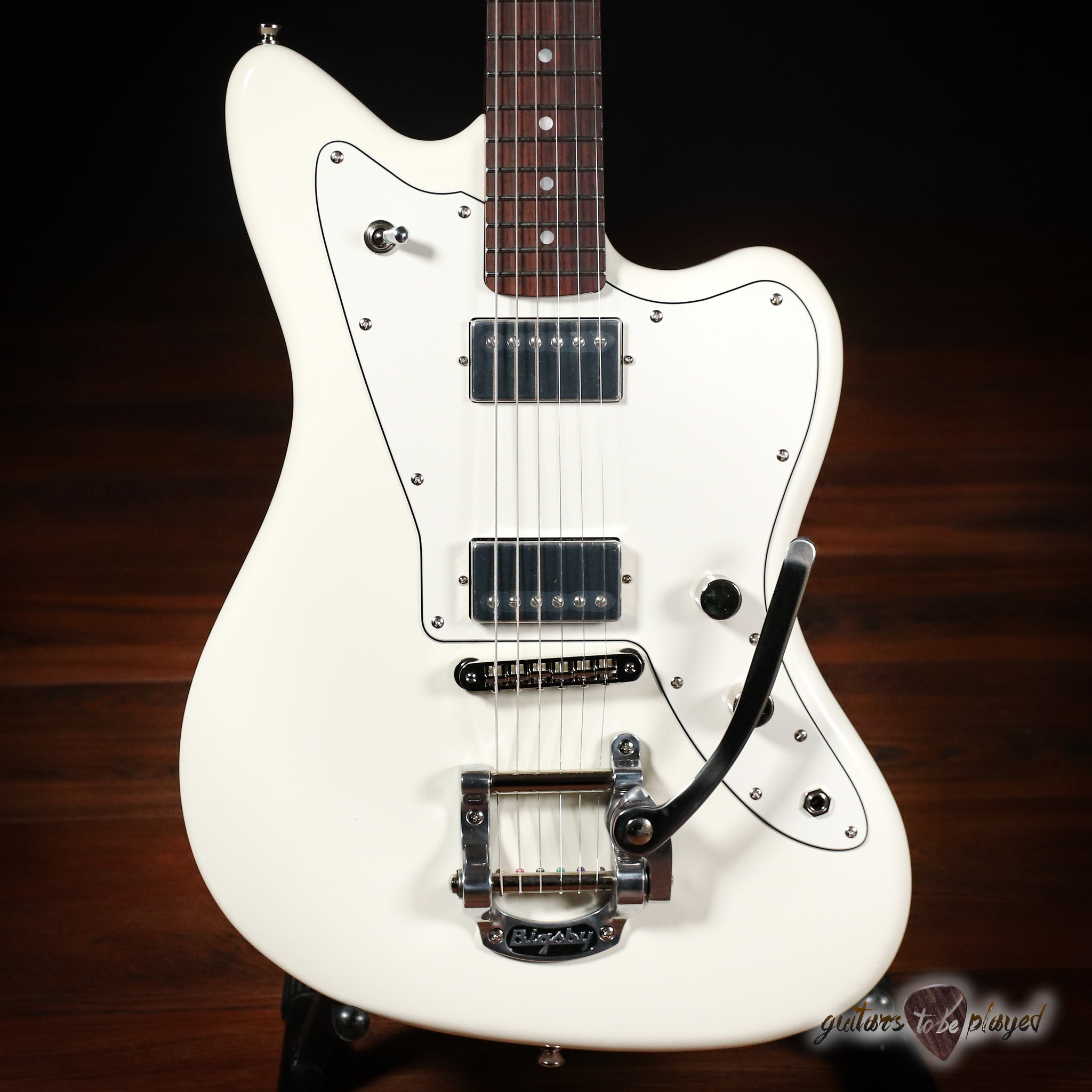 Fano JM6 Alt de Facto Lollar El Rayo Guitar w/ Bigsby – Olympic White ...