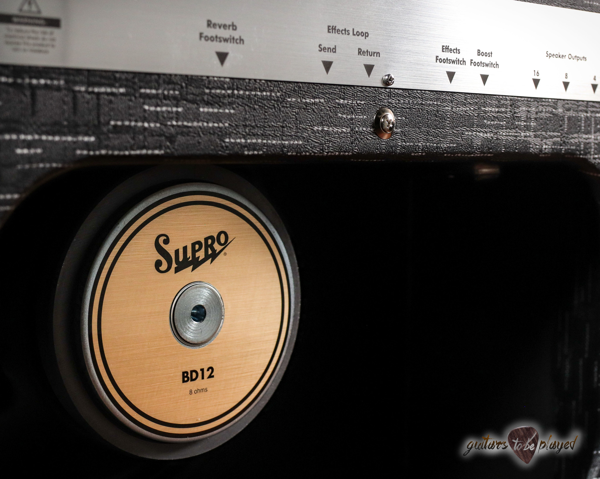 Supro 1932R Royale 35/50-Watt 1x12” Tube Combo Amp – Black Scandia ...