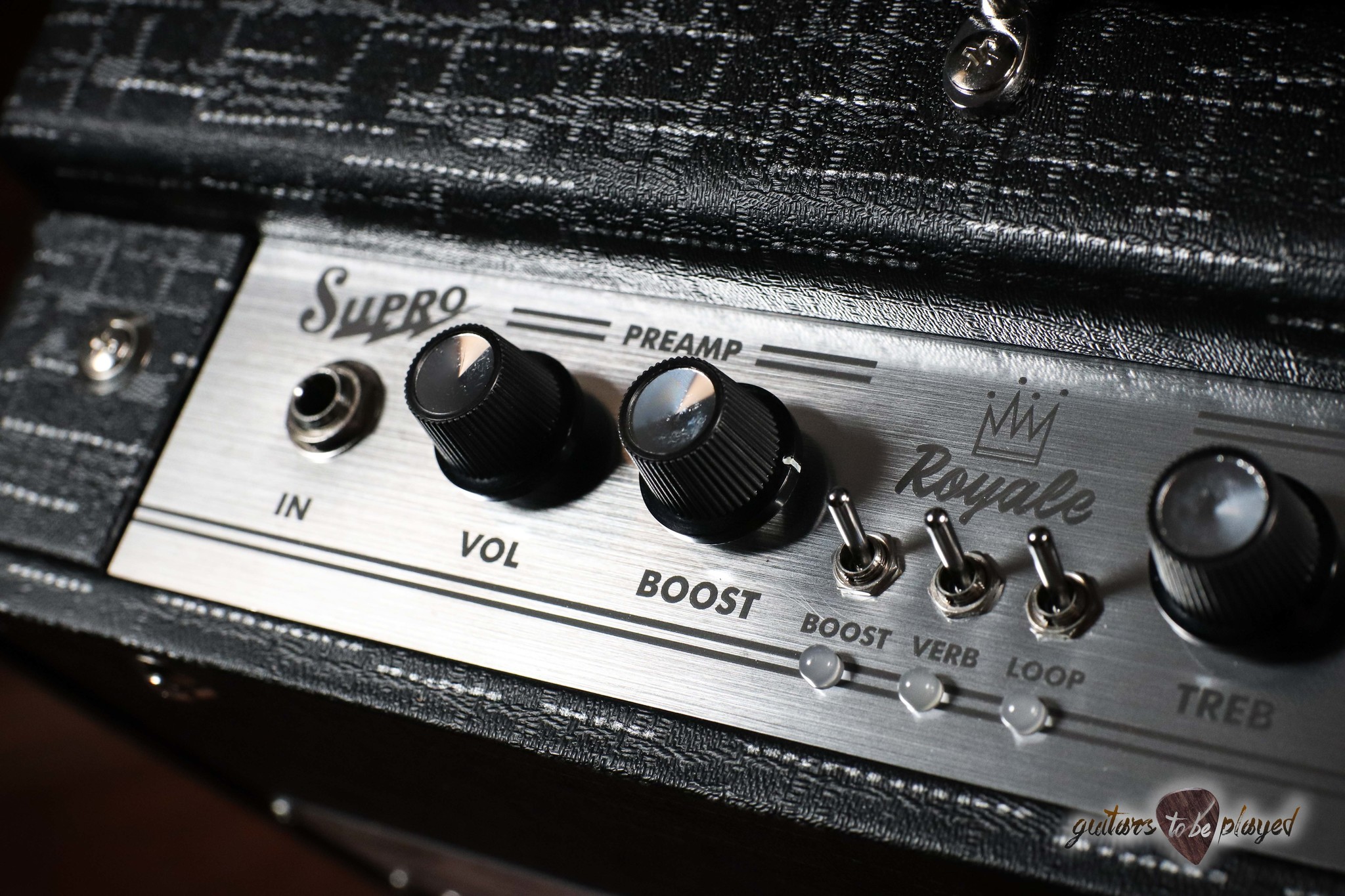 Supro 1932R Royale 35/50-Watt 1x12” Tube Combo Amp – Black Scandia ...