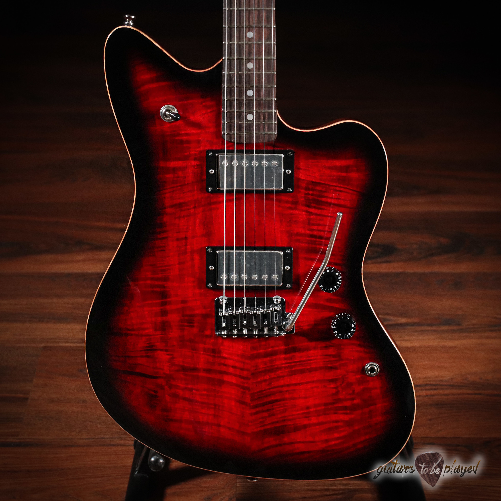 Fano JM6 Alt de Facto Flame Top w/ Suhr Thornbuckers – Fire Red Burst ...