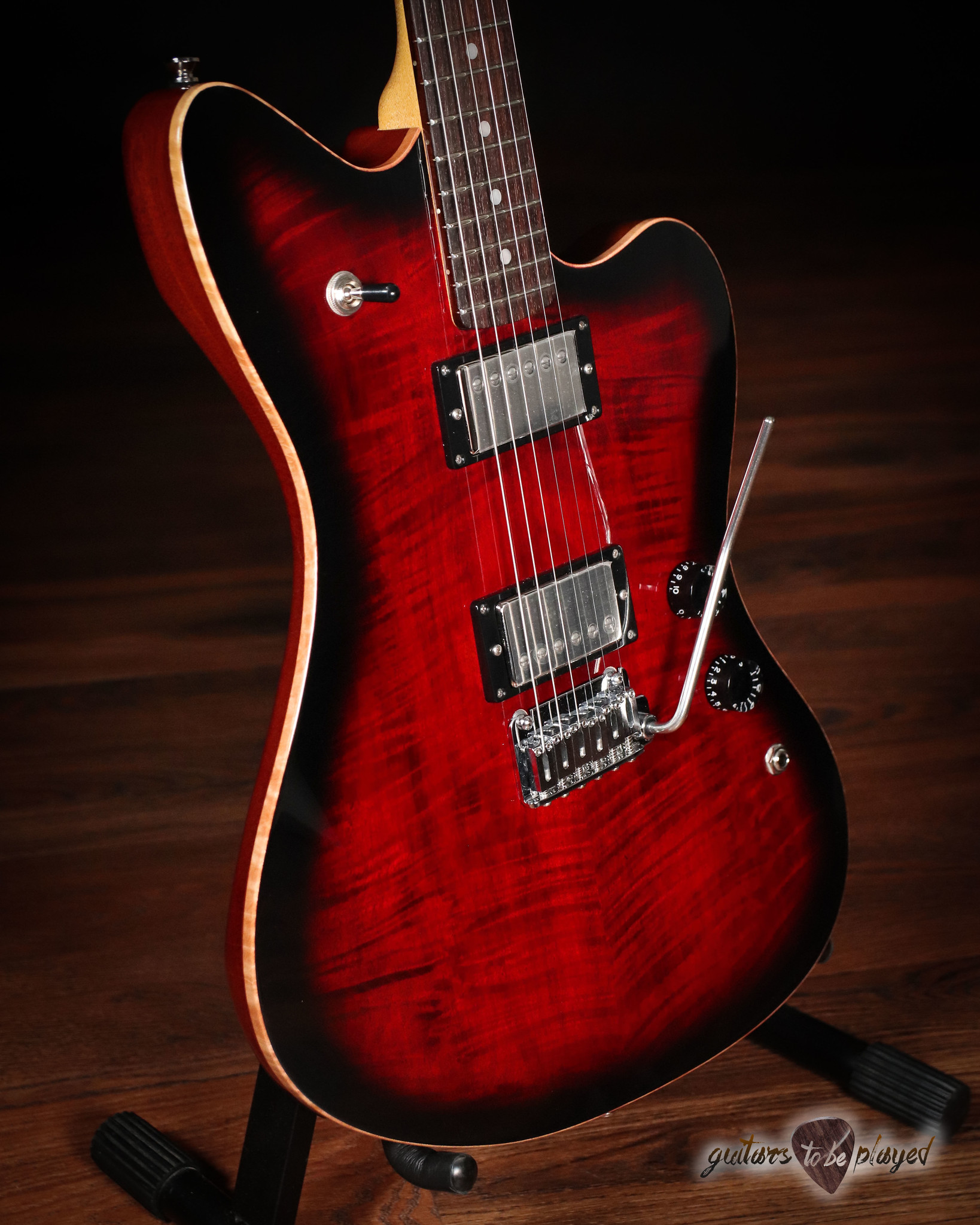 Fano JM6 Alt de Facto Flame Top w/ Suhr Thornbuckers – Fire Red Burst ...