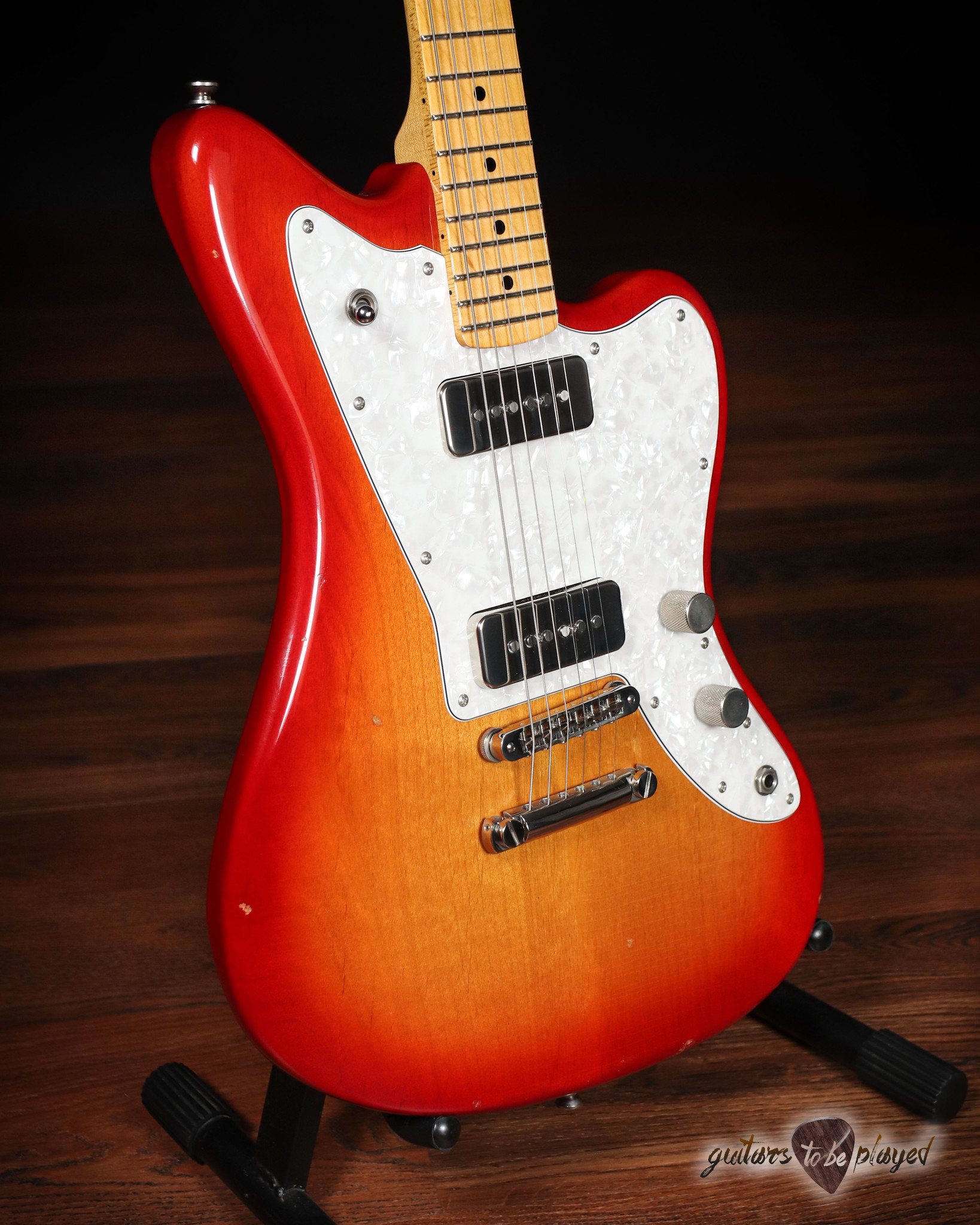 Fano JM6 Oltre Maple Fretboard Lollar P-90 Guitar – Cherry Burst ...