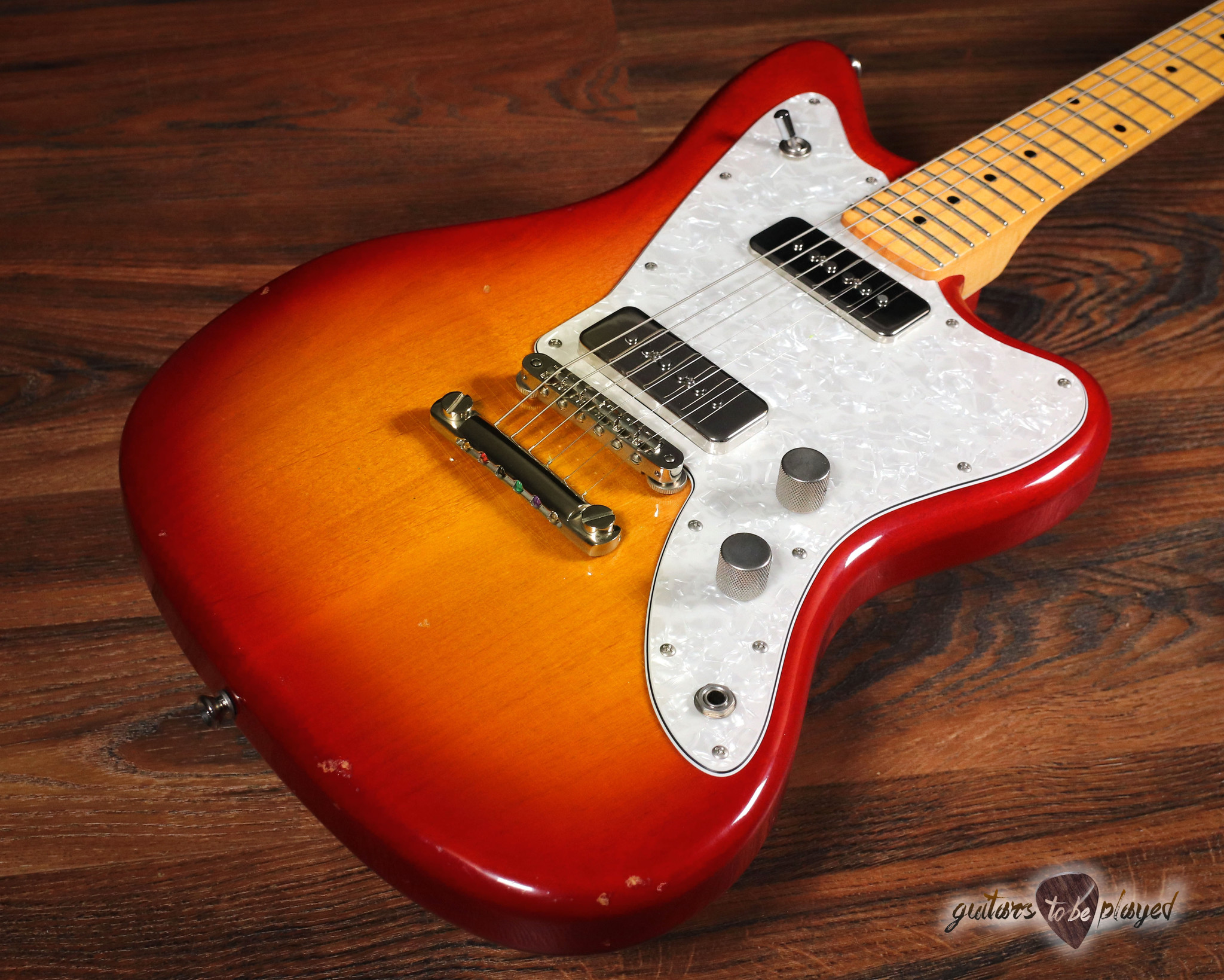 Fano JM6 Oltre Maple Fretboard Lollar P-90 Guitar – Cherry Burst ...