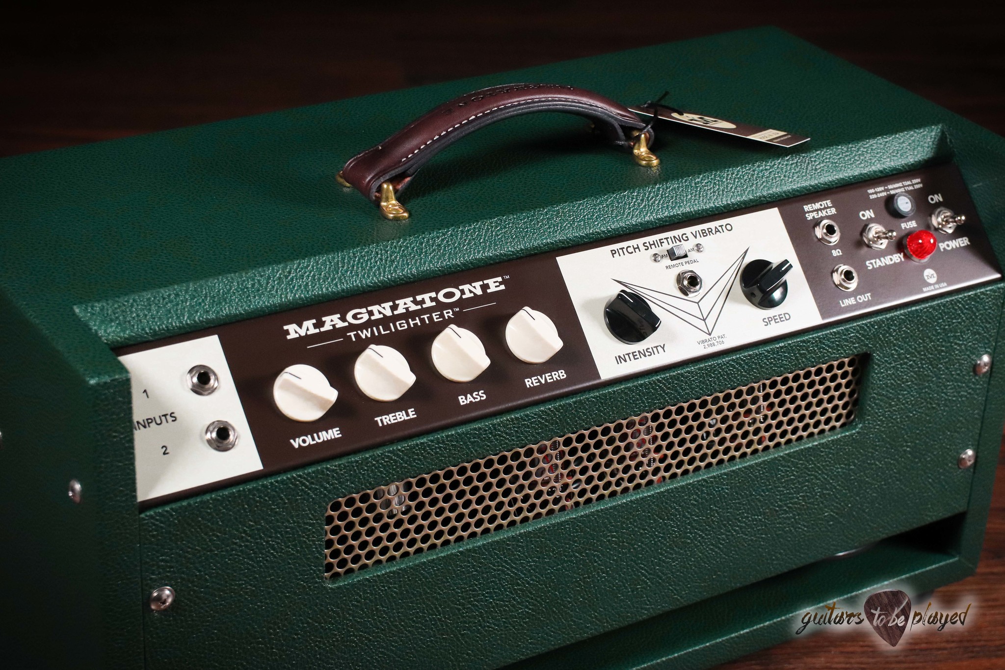 Magnatone Twilighter 22W Reverb/Vibrato Tube Head – Dark Green ...