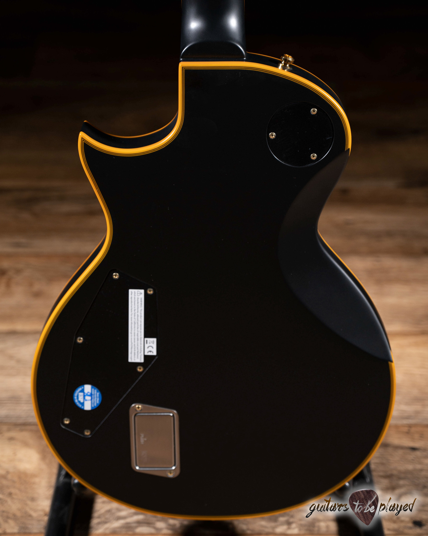 ESP E-II Eclipse DB EMG Electric Guitar w/ Case – Vintage Black ...