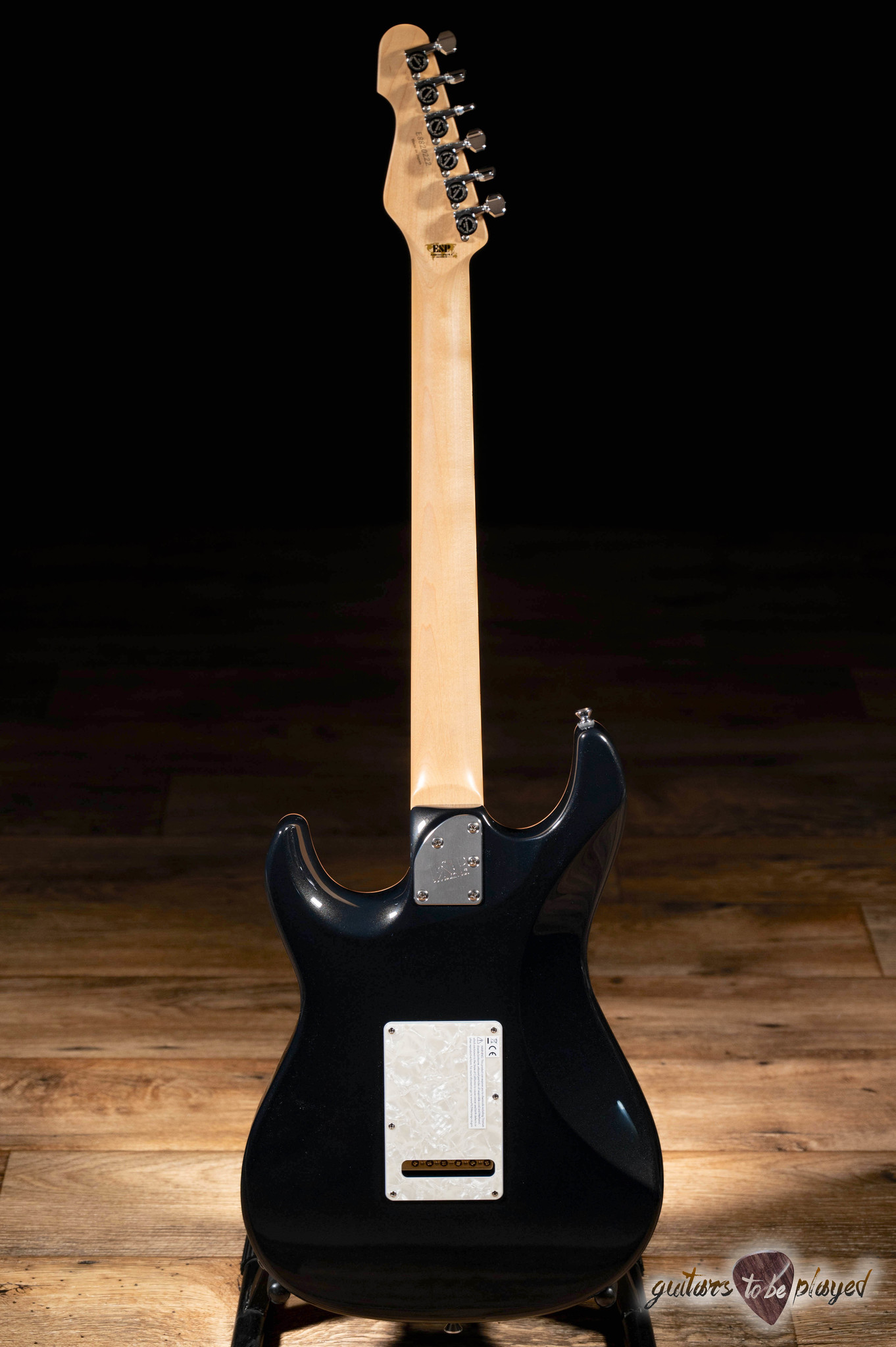 ESP Original Snapper CTM Flamed Top Maple Neck Guitar – See Thru Black ...