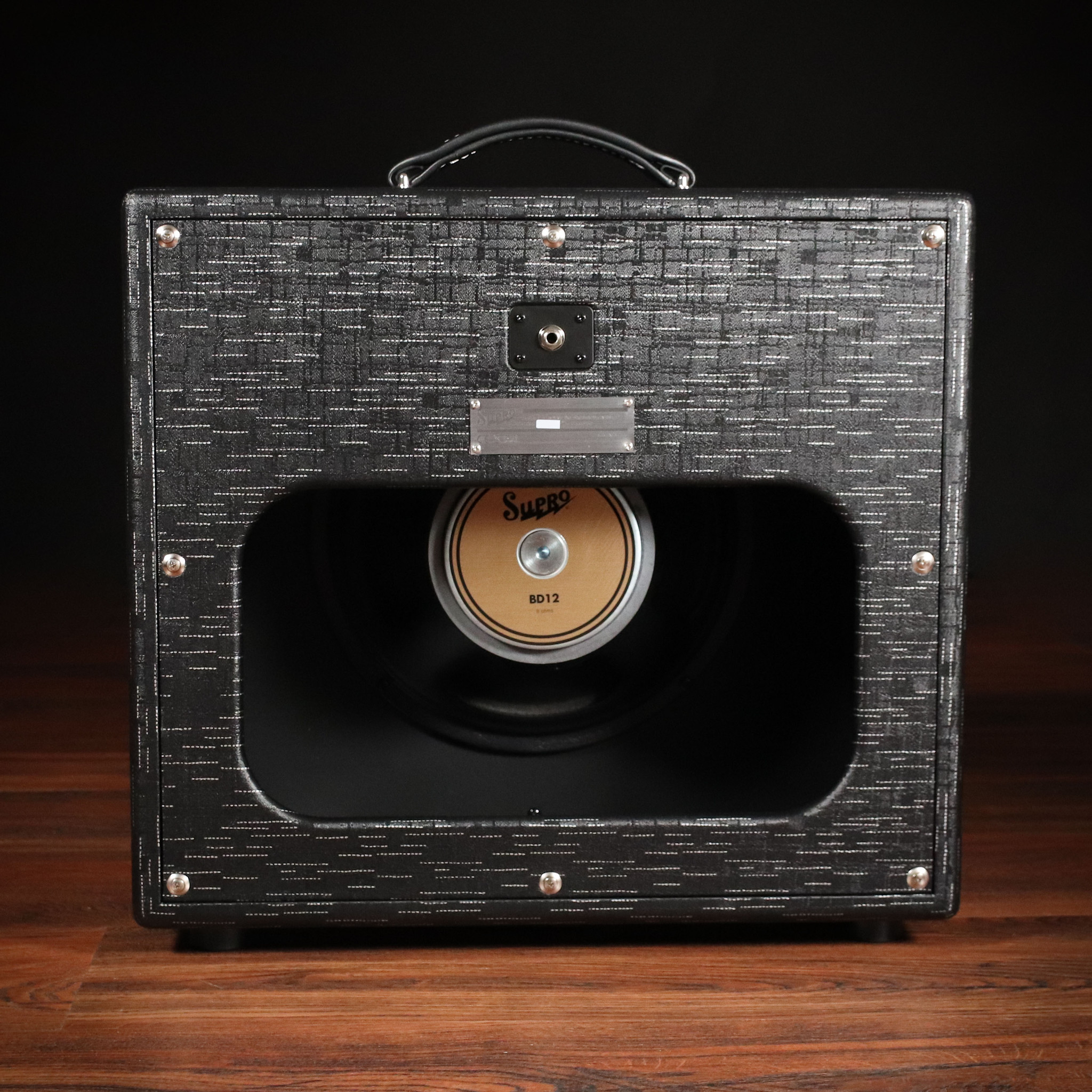 Supro 1932RH Royale Head & 112 Cab Bundle w/ Cable – Black Scandia ...