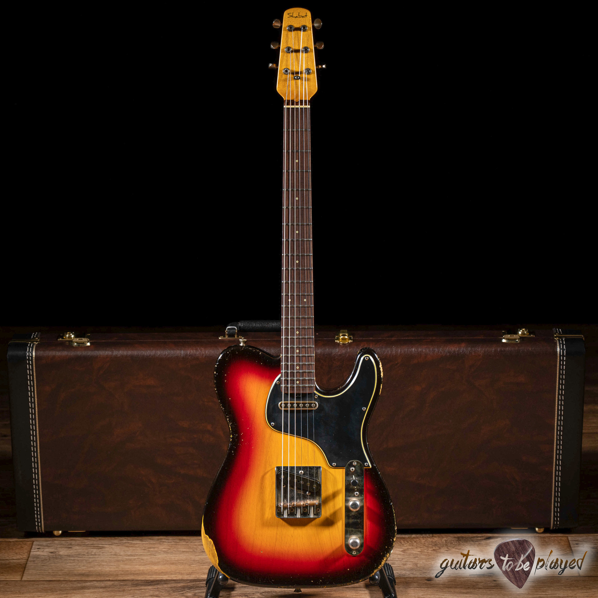 Shabat Lion Standard 1pc Swamp Ash T-Style – “Target” 3-Color Sunburst ...