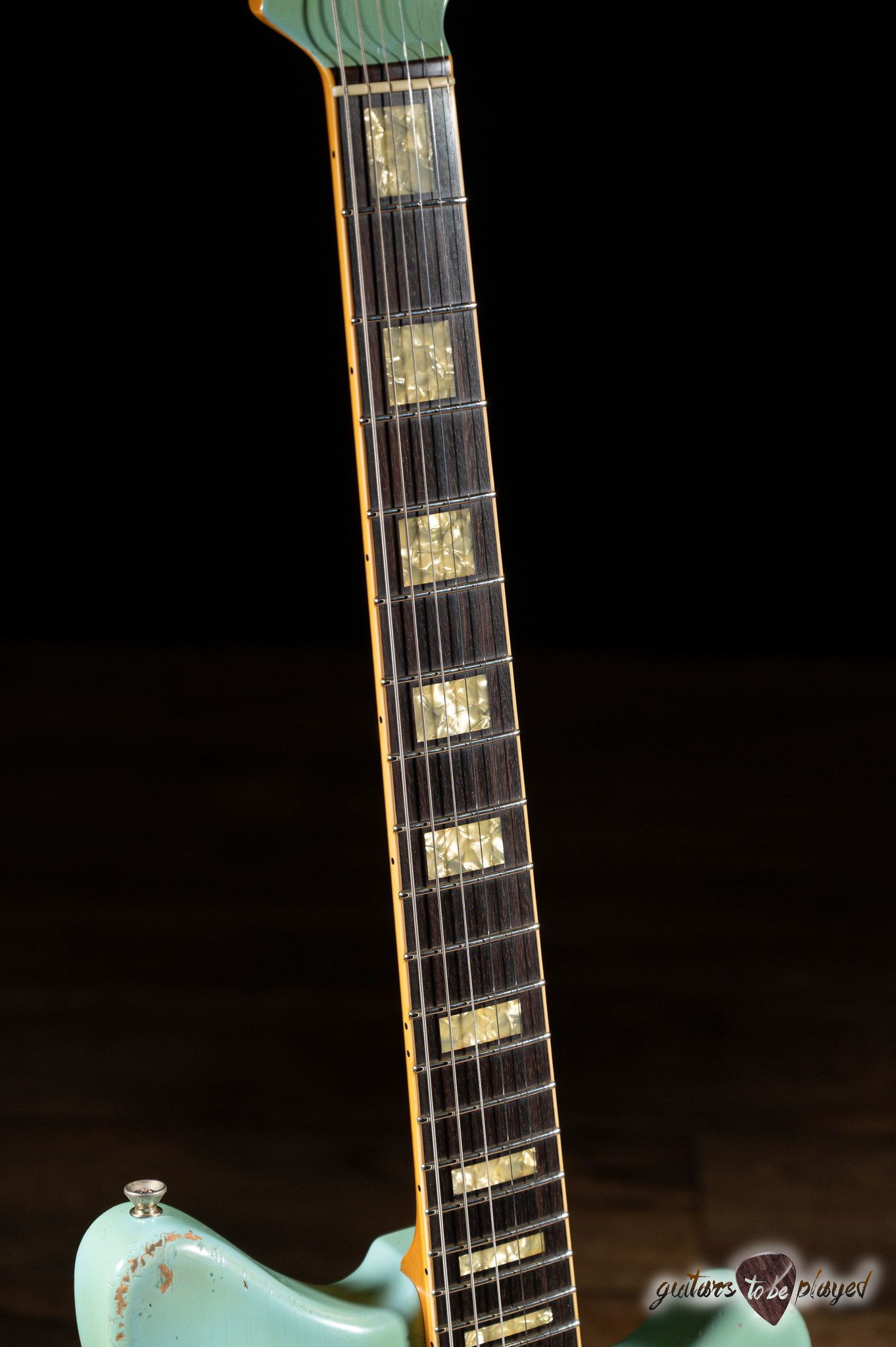 Shabat Puma Lollar P90/Imperial Guitar w/ Bigsby – Daphne Blue ...
