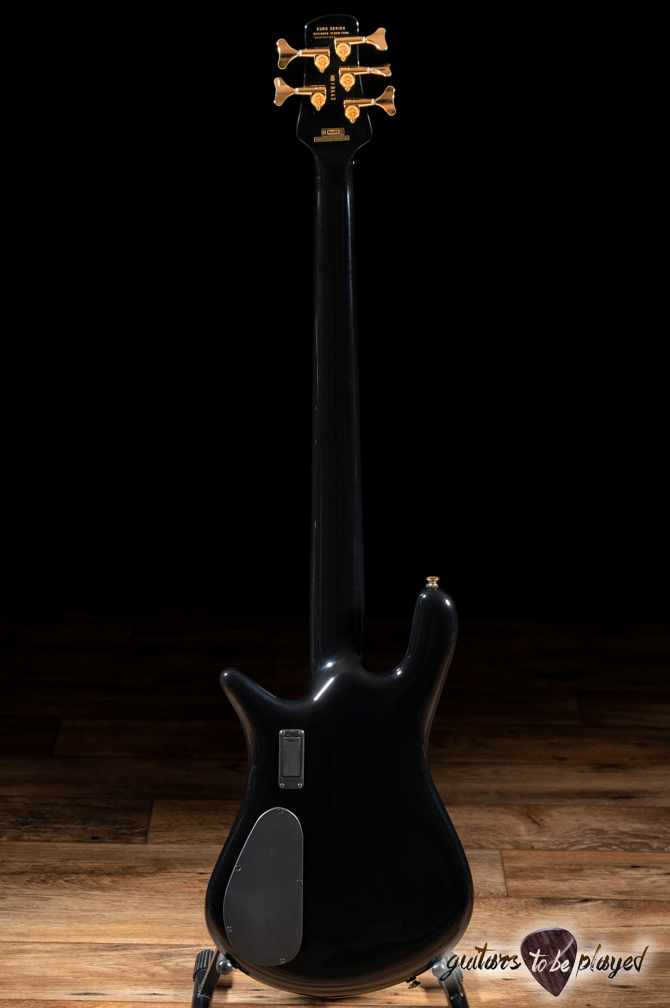 Spector Euro 5 Classic 5-String EMG Bass Guitar – Solid Black Gloss ...