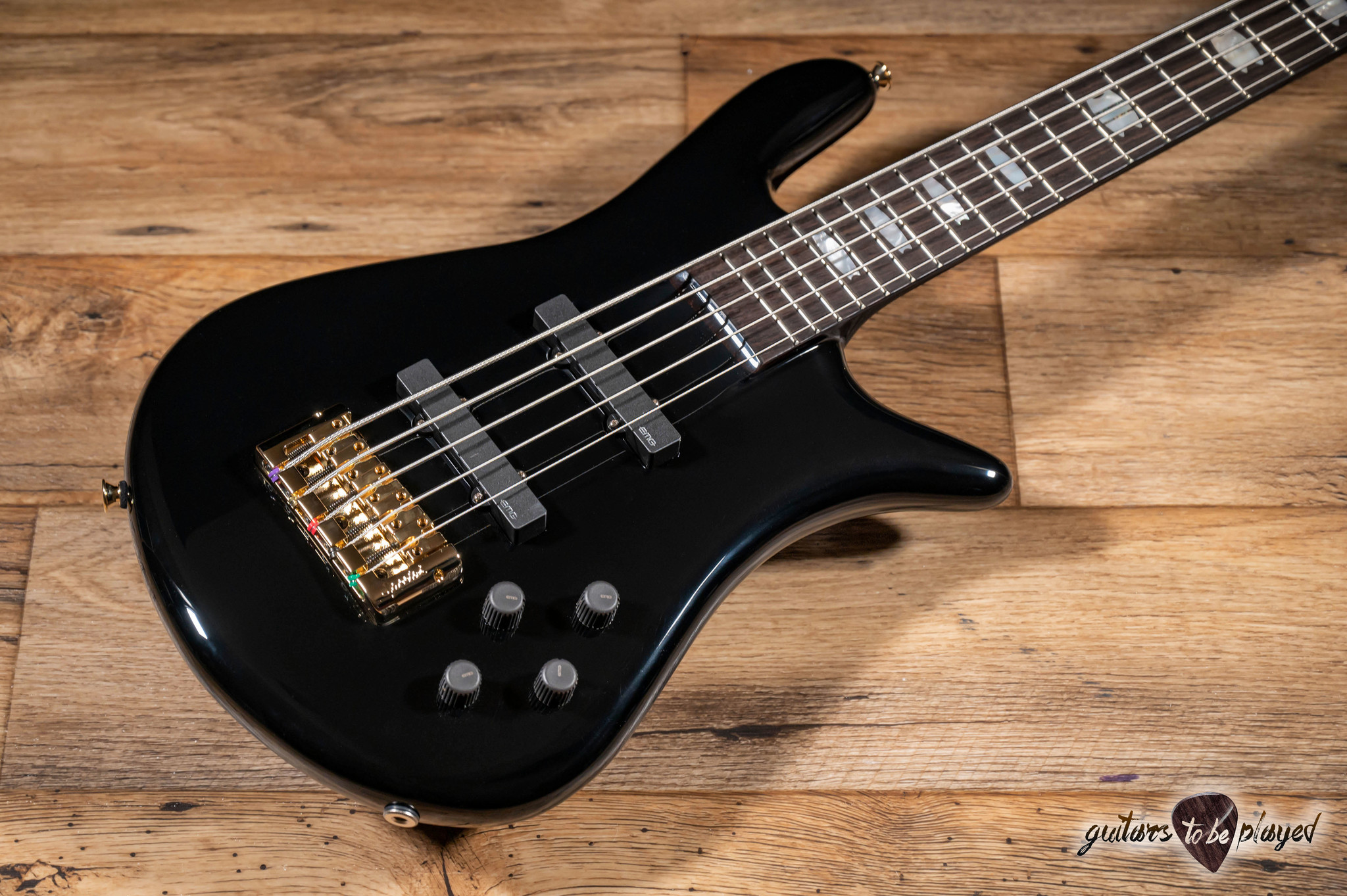 Spector Euro 5 Classic 5-String EMG Bass Guitar – Solid Black Gloss ...