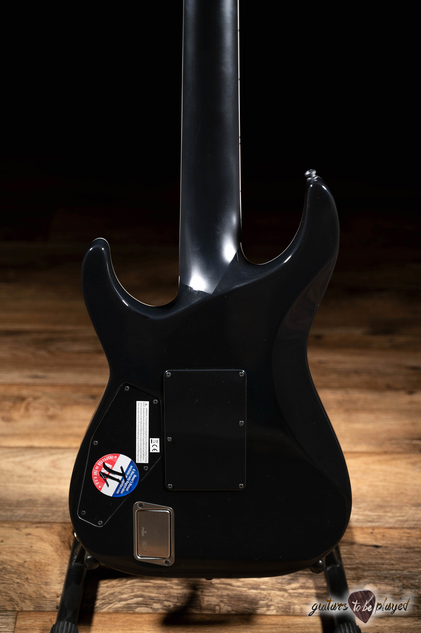 ESP E-II Horizon FR-7 Floyd Rose 7-String EMG Guitar w/ Case – Black ...