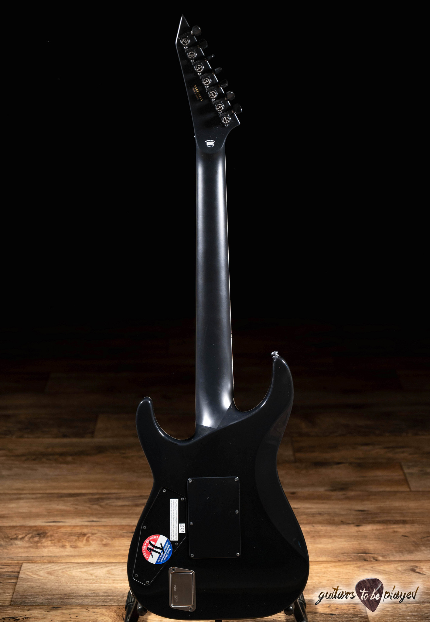 ESP E-II Horizon FR-7 Floyd Rose 7-String EMG Guitar w/ Case – Black ...